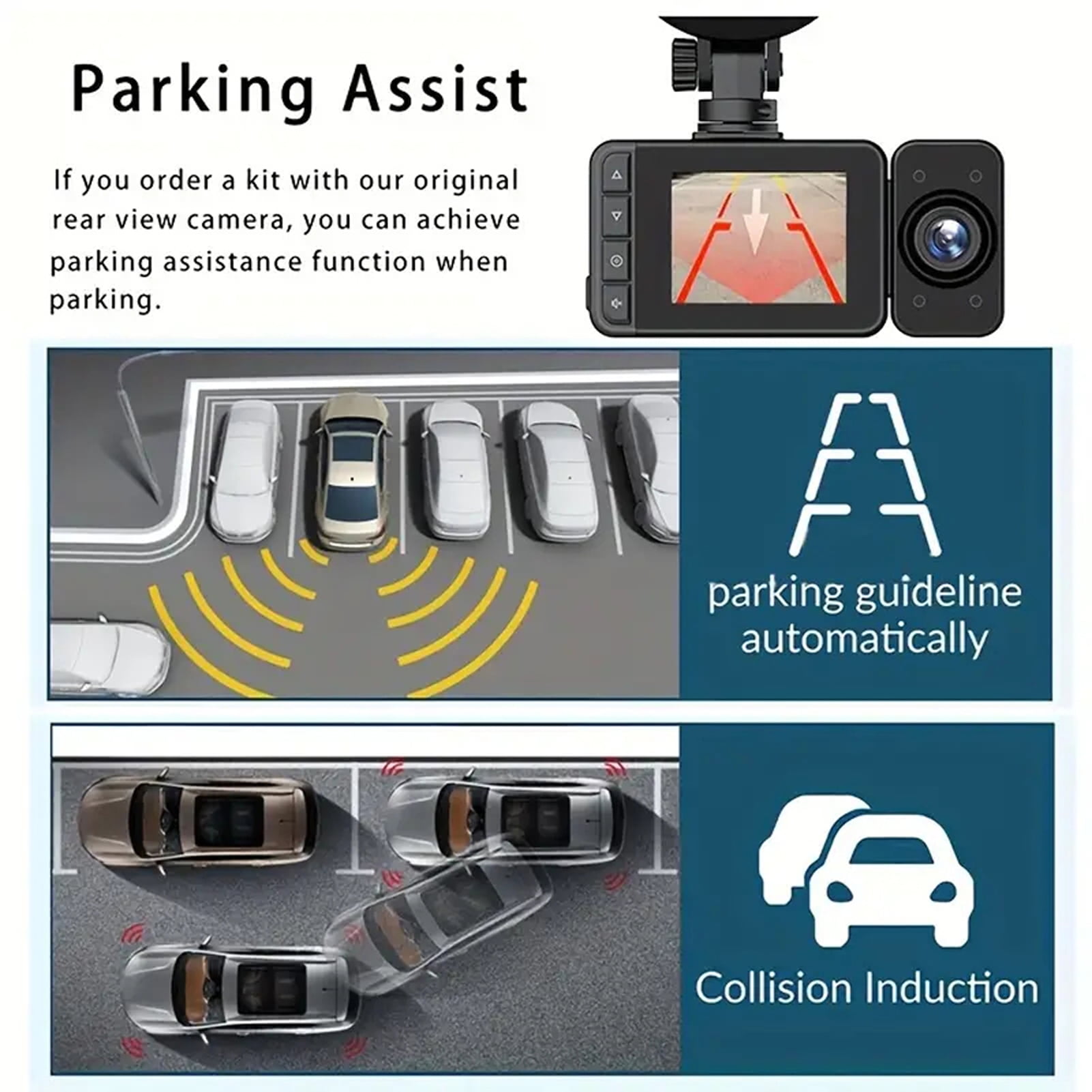 Driving 1080P Car DVR Dash Camera Front & Inside & Rear Camera 3 Lens ...