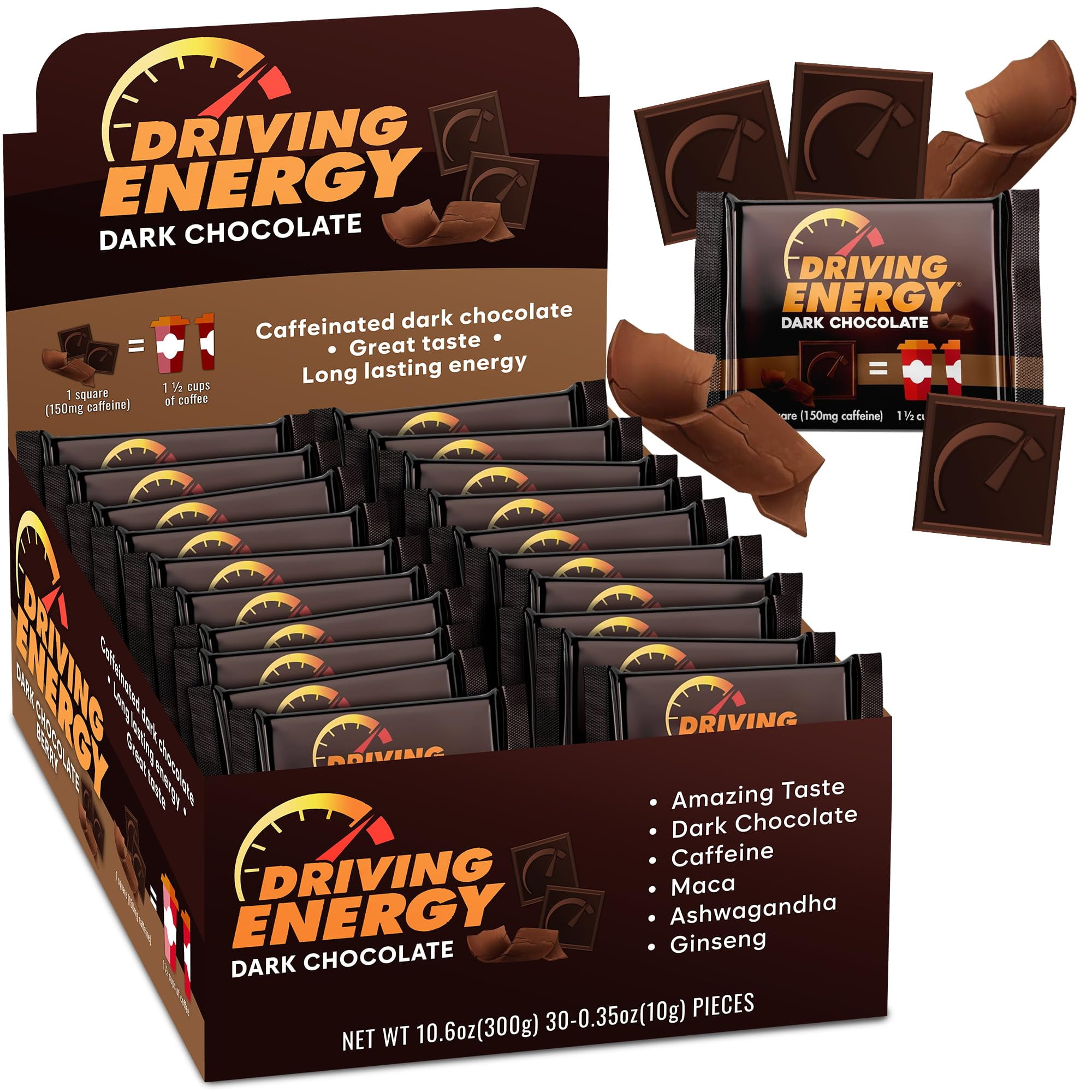 Driving Energy - Caffeinated RRF12 Energy Bite Size - Dark Energy Fuel ...