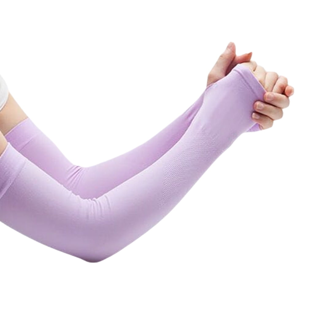 Driving Fingerless Sun Sleeve Adjustable Arm Sleeve Sun Protections ...