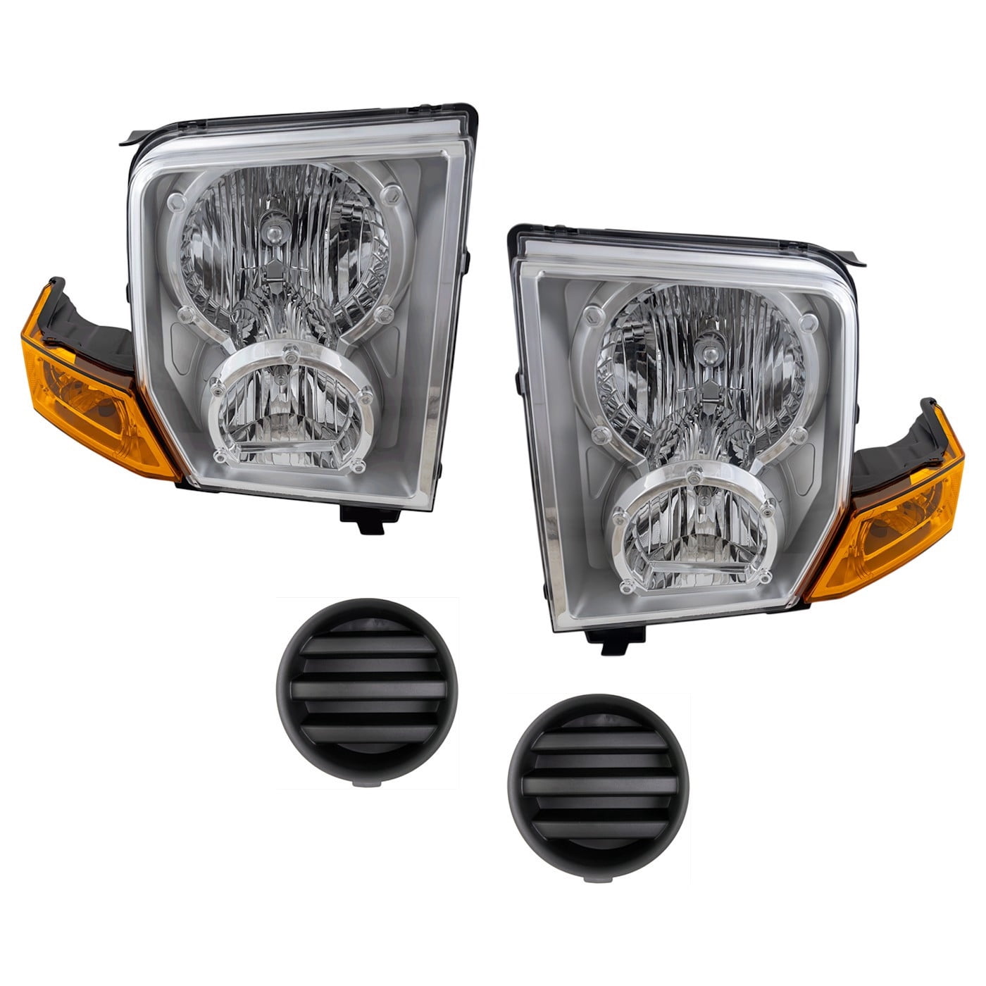 Driving Head Headlamp for Jeep for Commander 2006-2010 - Walmart.com