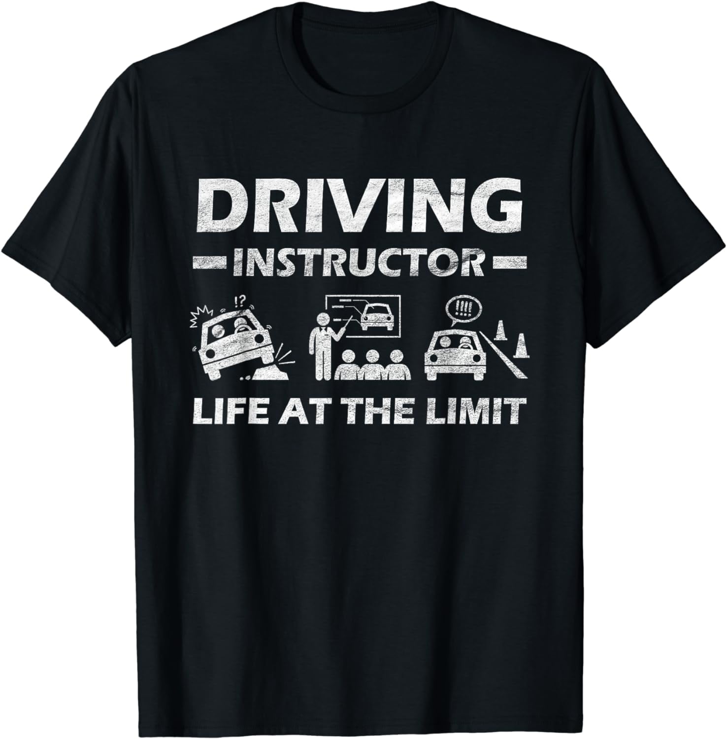 Driving Instructor Life At The Limit Meme Driver Licence T-Shirt ...