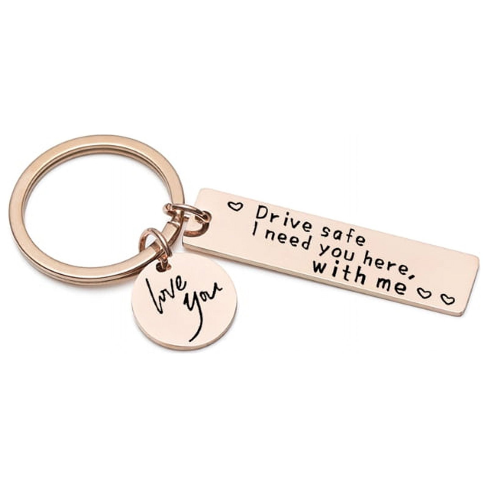 Driving Safety Key Chain Gift for Boyfriend Drive Safe I Need You Here ...