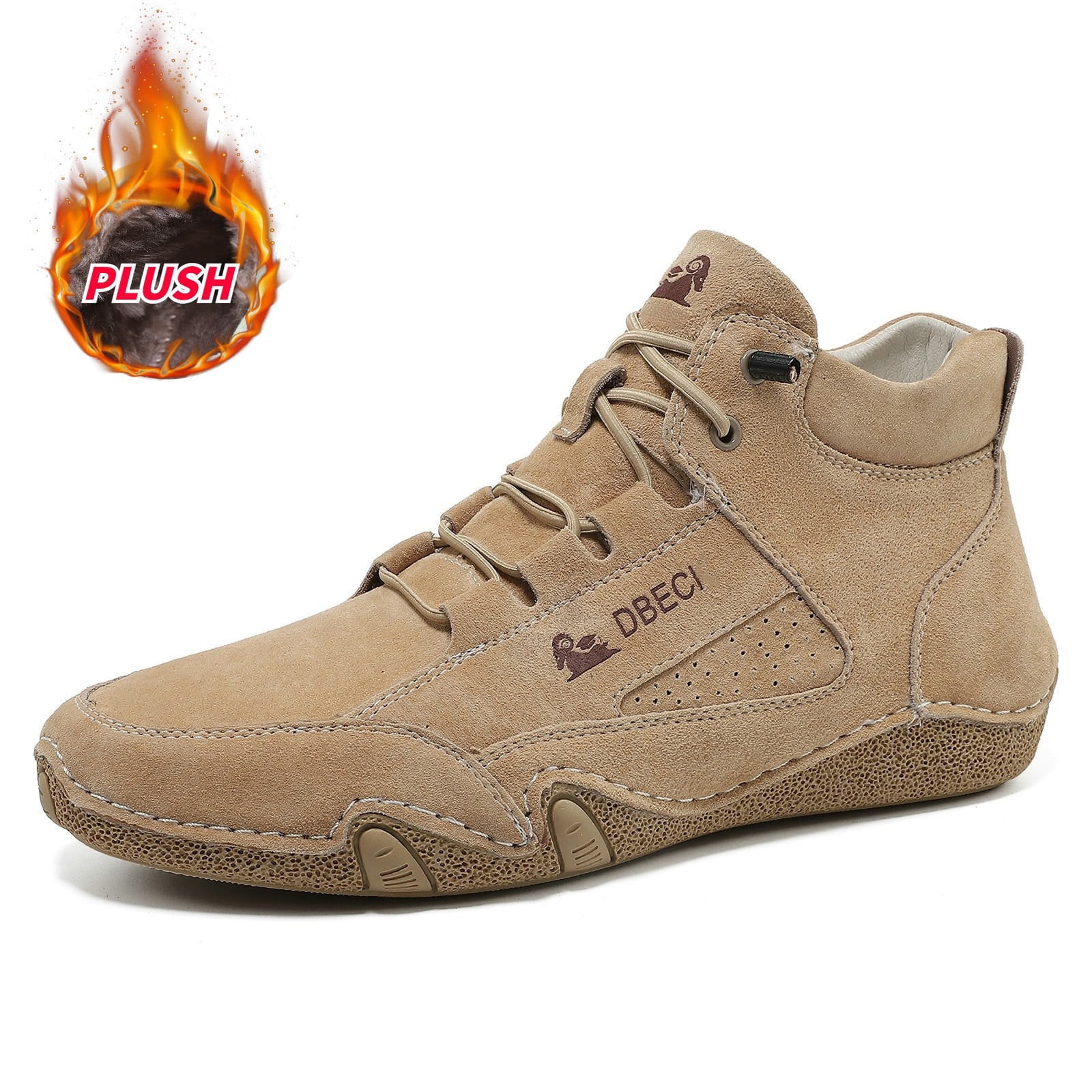 Driving Shoes for Men Barefoot Shoes Ankle Chukka Boots Mens Orthopedic ...