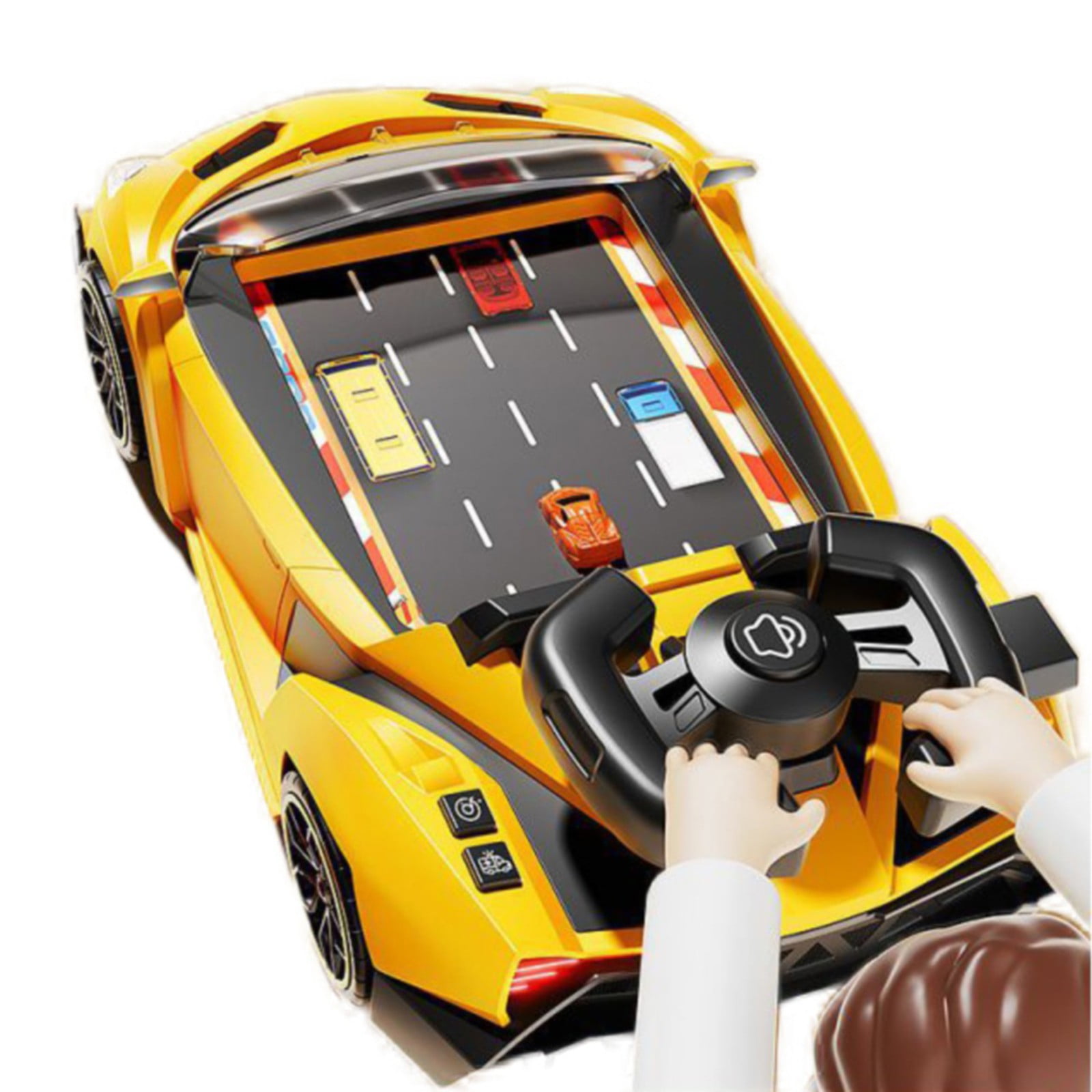 Driving Simulator 2025 New Steer Joy Driving Steering Wheel Toy Driving ...