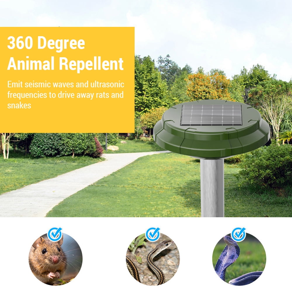 Driving device,Mole Solar Snake Lawns Waterproof Powered And Snake ...