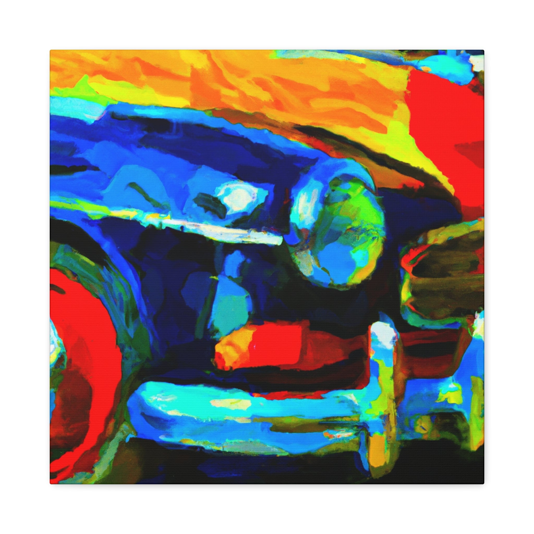 "Driving into Colourful Chaos" - Canvas - Walmart.com