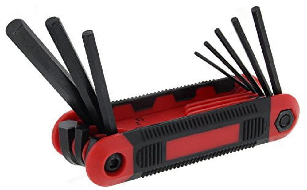 Drixet Red Folding Metric/mm Hex Socket Driver Allen Key. (8-Piece ...