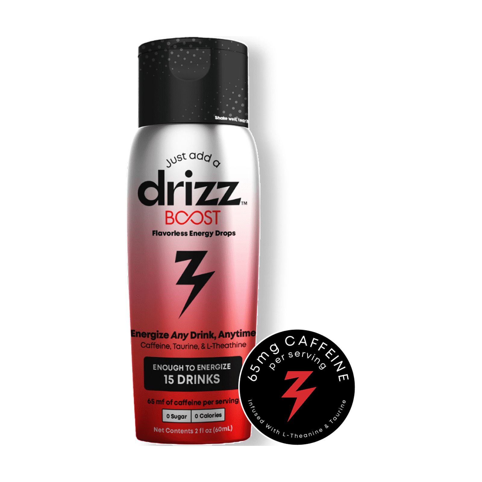 Drizz Flavorless Energy Drops 60ml 15 Servings – Add a clean ...