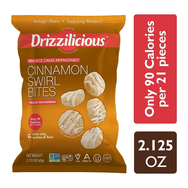 Drizzilicious Cinnamon Swirl Bites 2.125oz 6pk - Walmart.com
