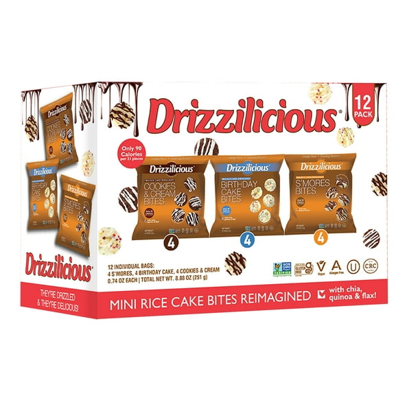 Drizzilicious Rice Cakes in Chips - Walmart.com