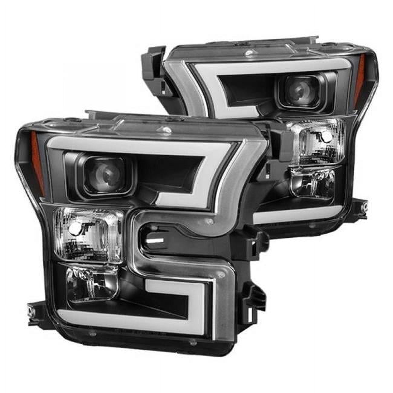 Drl LED Driver & Passenger Projector Headlight Light Bar for 2015-2017 ...