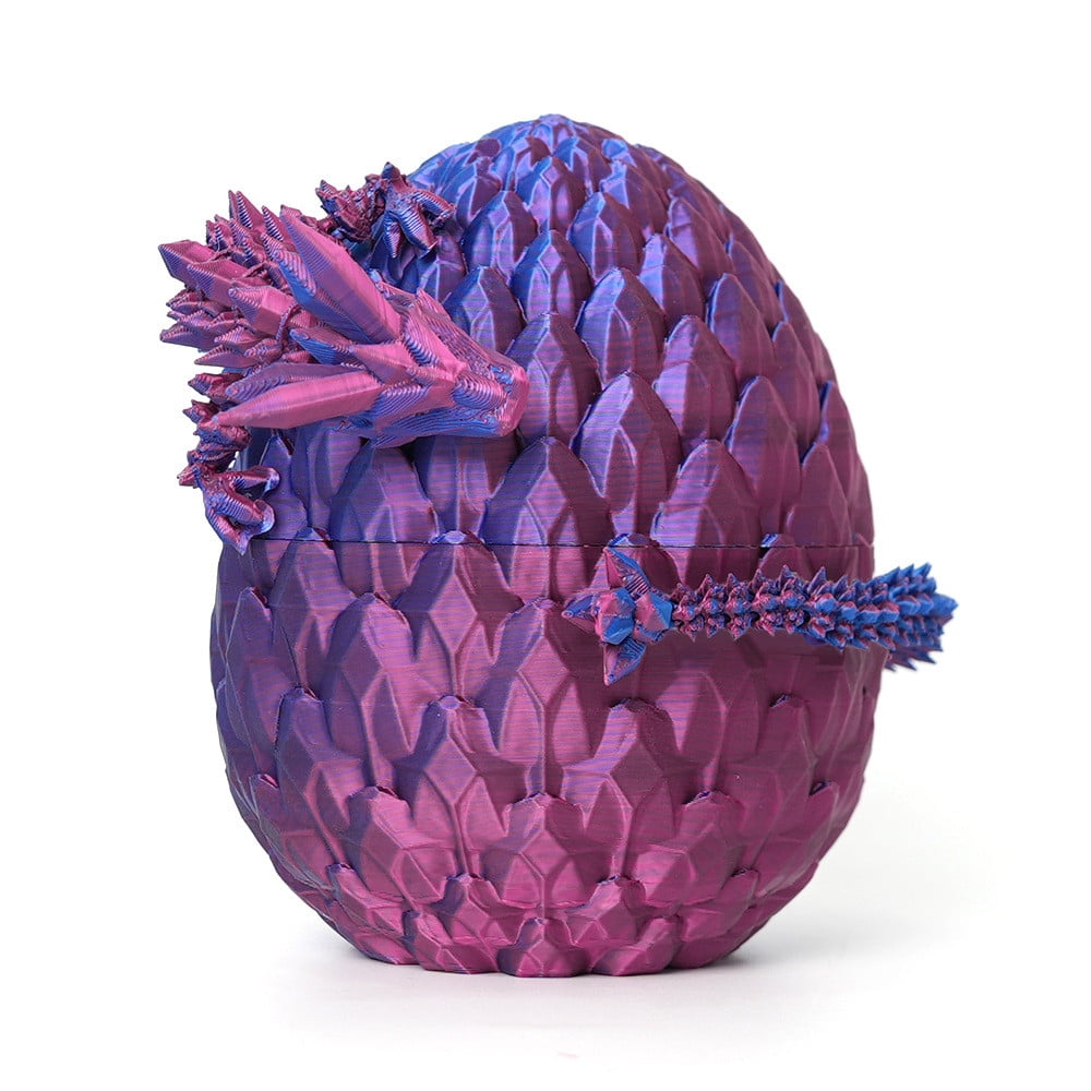 DrmPth 3D Printed Dragon Eggs 12 Inch, Surprise Crystal Dragons Inside ...