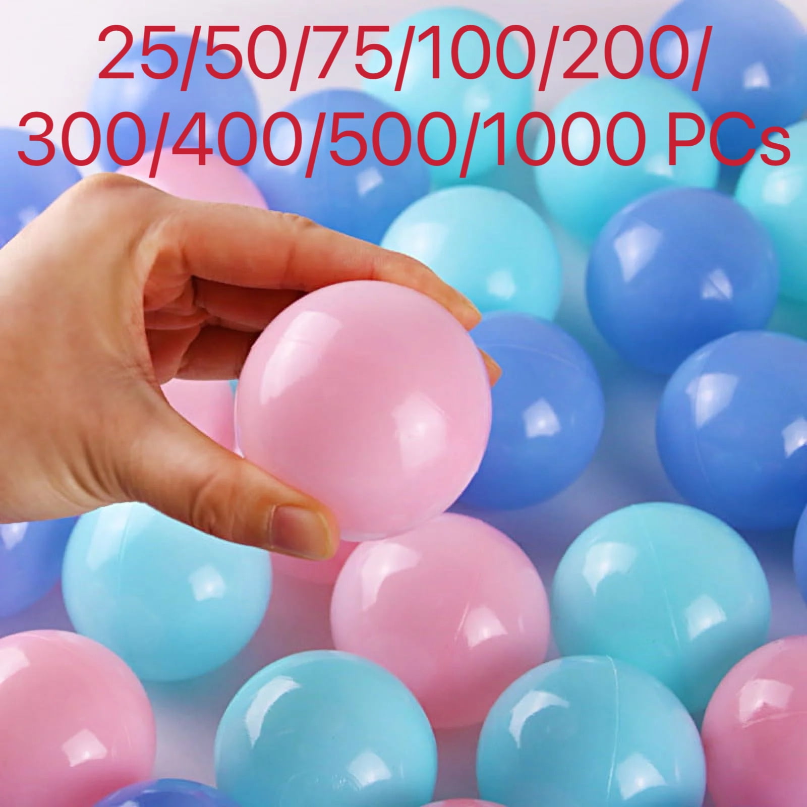 DrmPth Ball Pit Balls for Toddlers, BPA Free Plastic Pool Ball for Kids ...