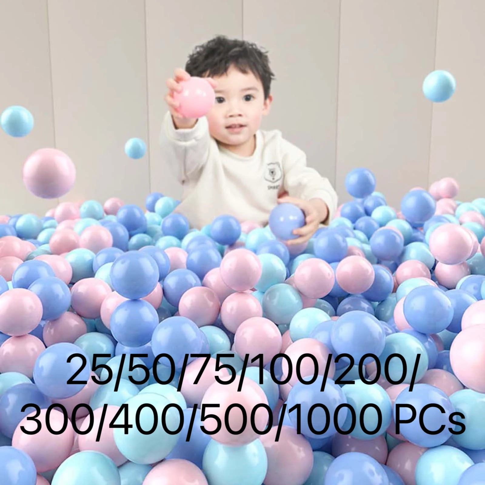 DrmPth Ball Pit Balls for Toddlers, BPA Free Plastic Pool Ball for Kids ...