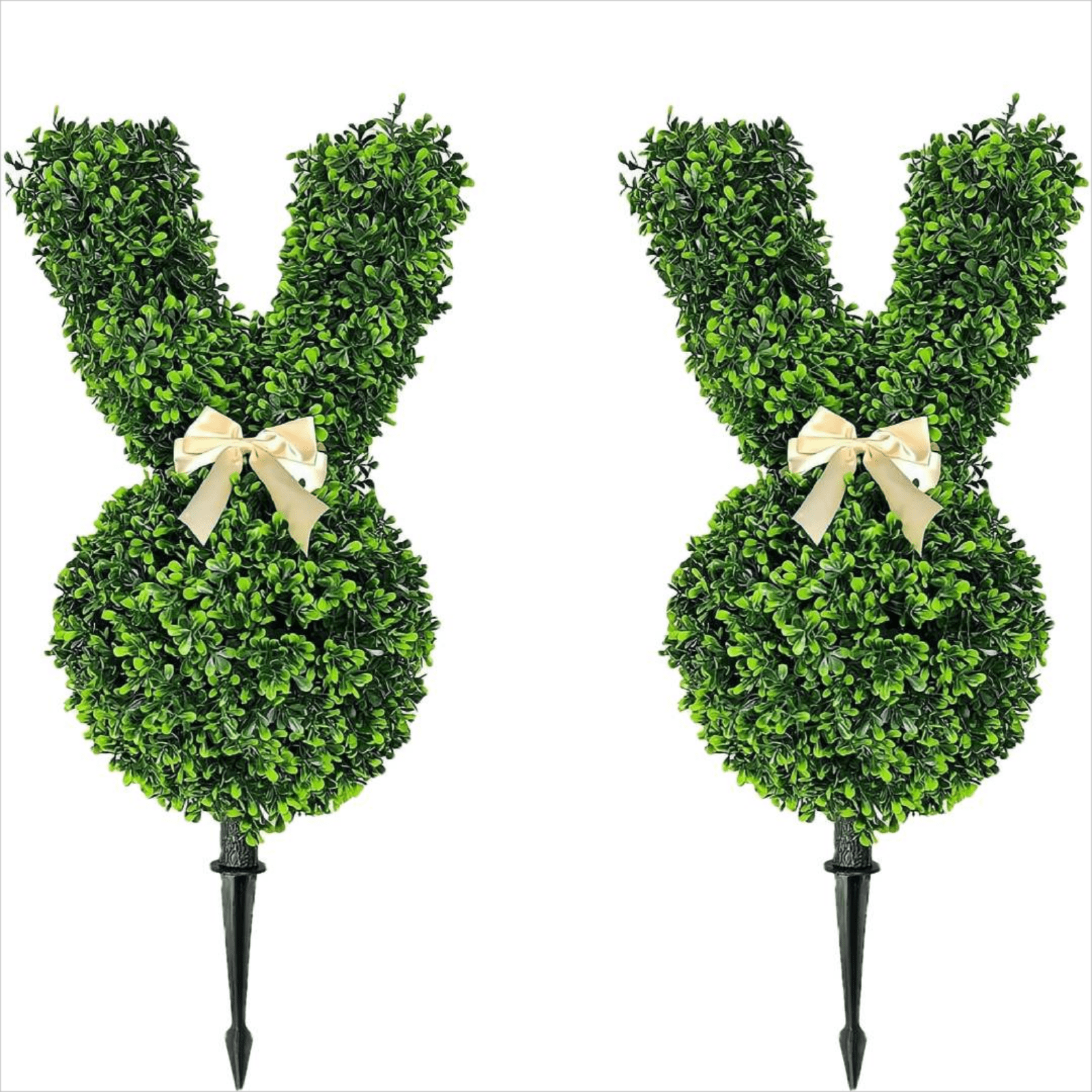 Easter Bunny Topiary - 28.74" Rabbit Shaped Topiary Trees, Easter ...