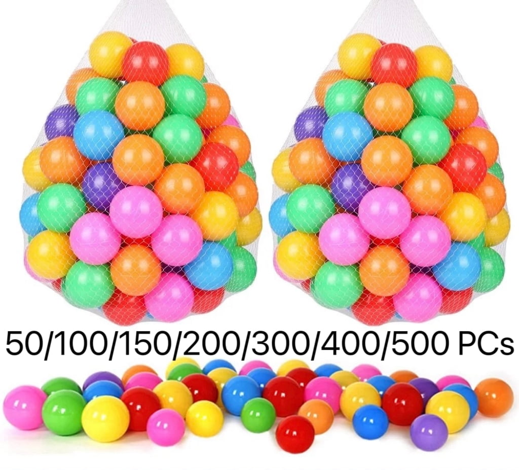 DrmPth Crush Proof Ocean Ball Pit Balls 50 100 150 200 300 400 500 ...