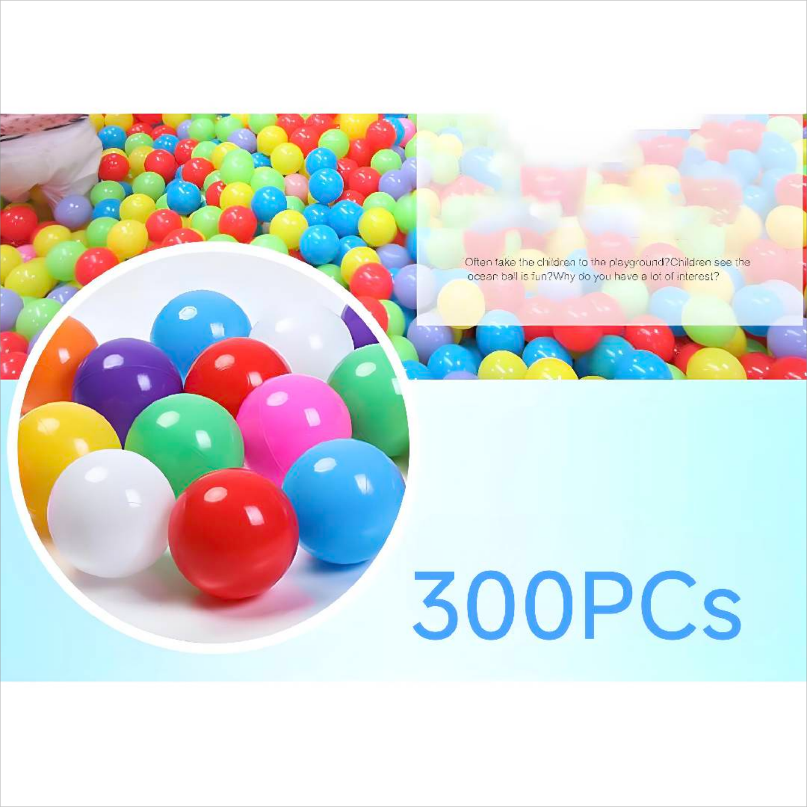 DrmPth Crush Proof Ocean Ball Pit Balls 50 100 200 300 500 - Walmart.com