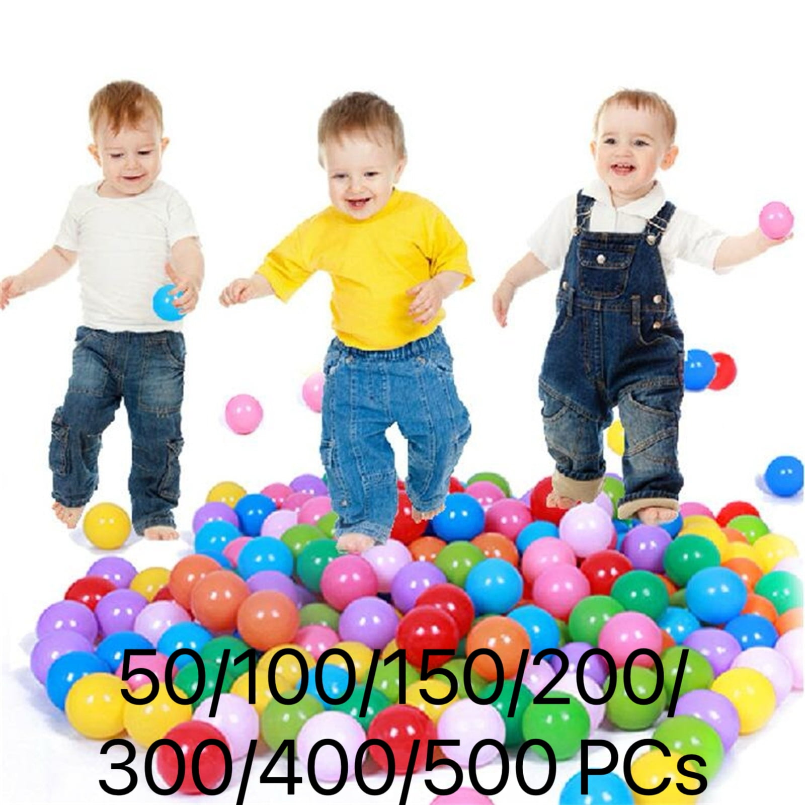DrmPth Kids Play Ball,Ocean Ball,Kids Ball Swim Pool Pit Toy Balls 50 ...