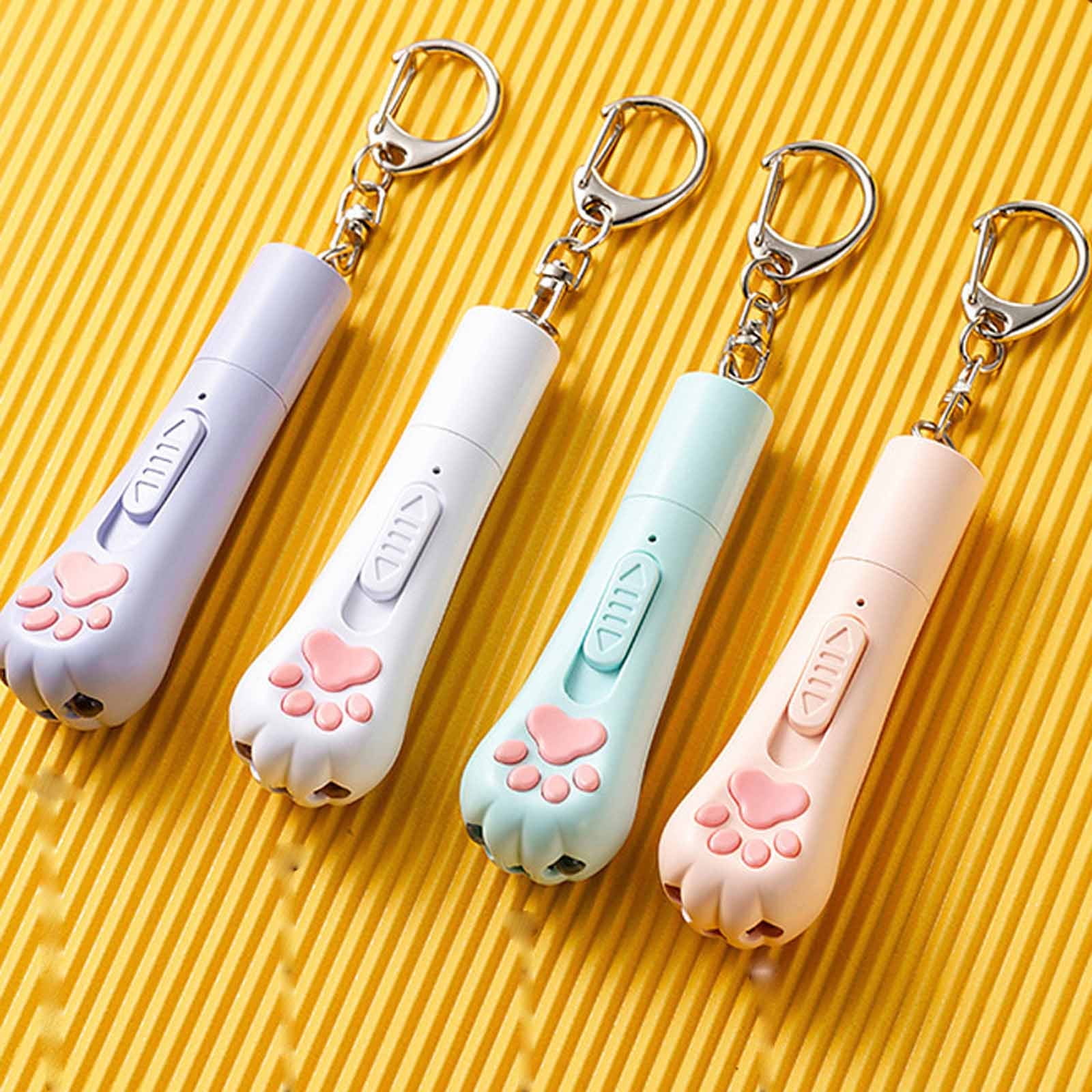 Drmagihm USB Rechargeable Interactive Pet Toy Pen, Red Light Chasing ...