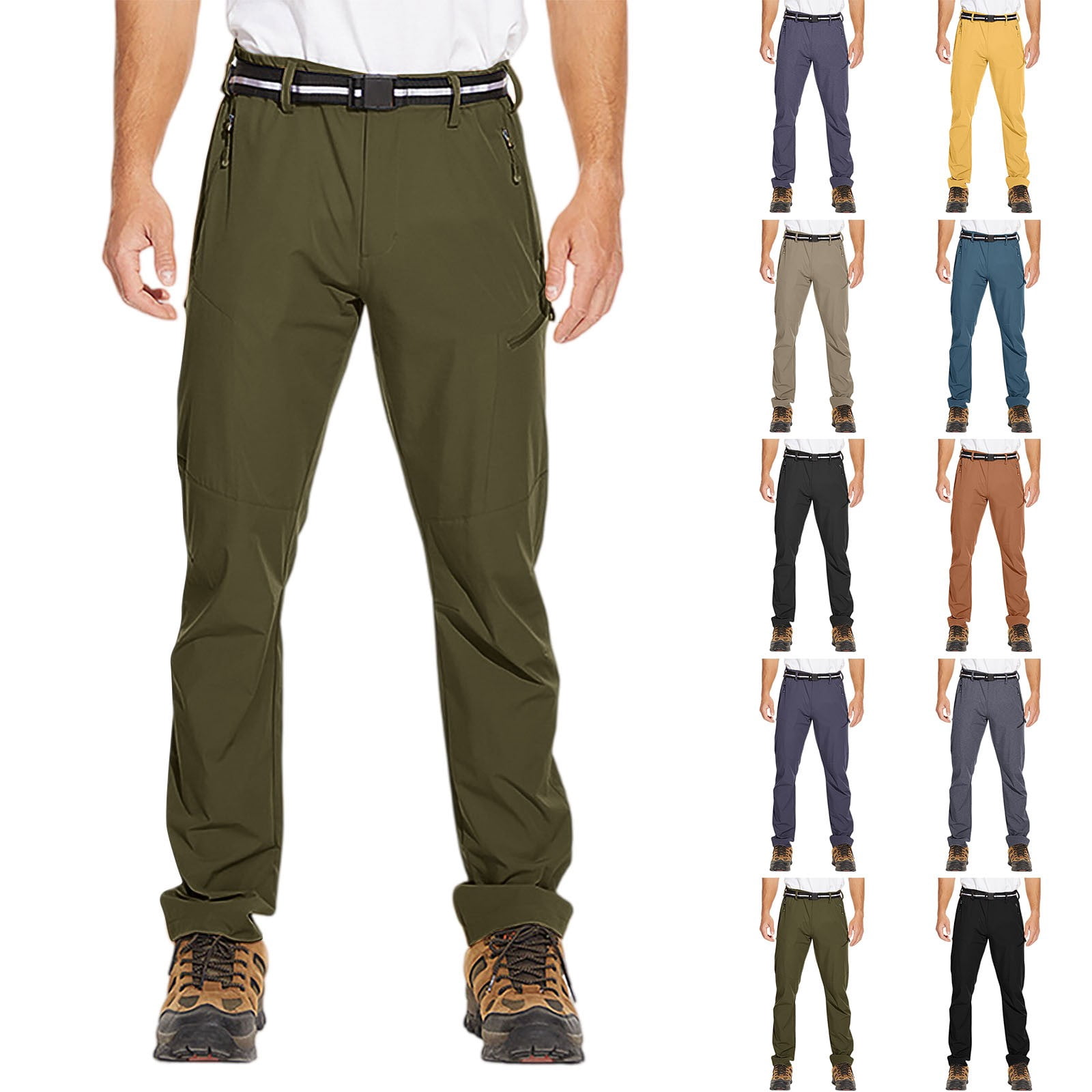 Drmagiyhm Men's Tactical Pants Military Combat Athletic Running ...