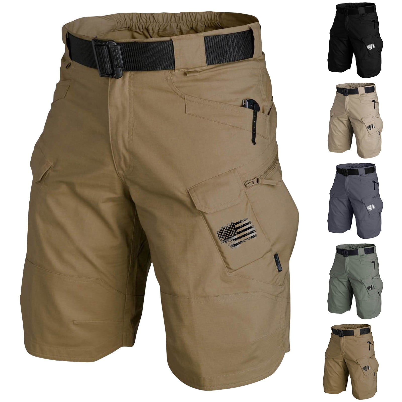 Drmagiyhm Shorts for Men Athletic Casual Tactical Shorts Summer ...