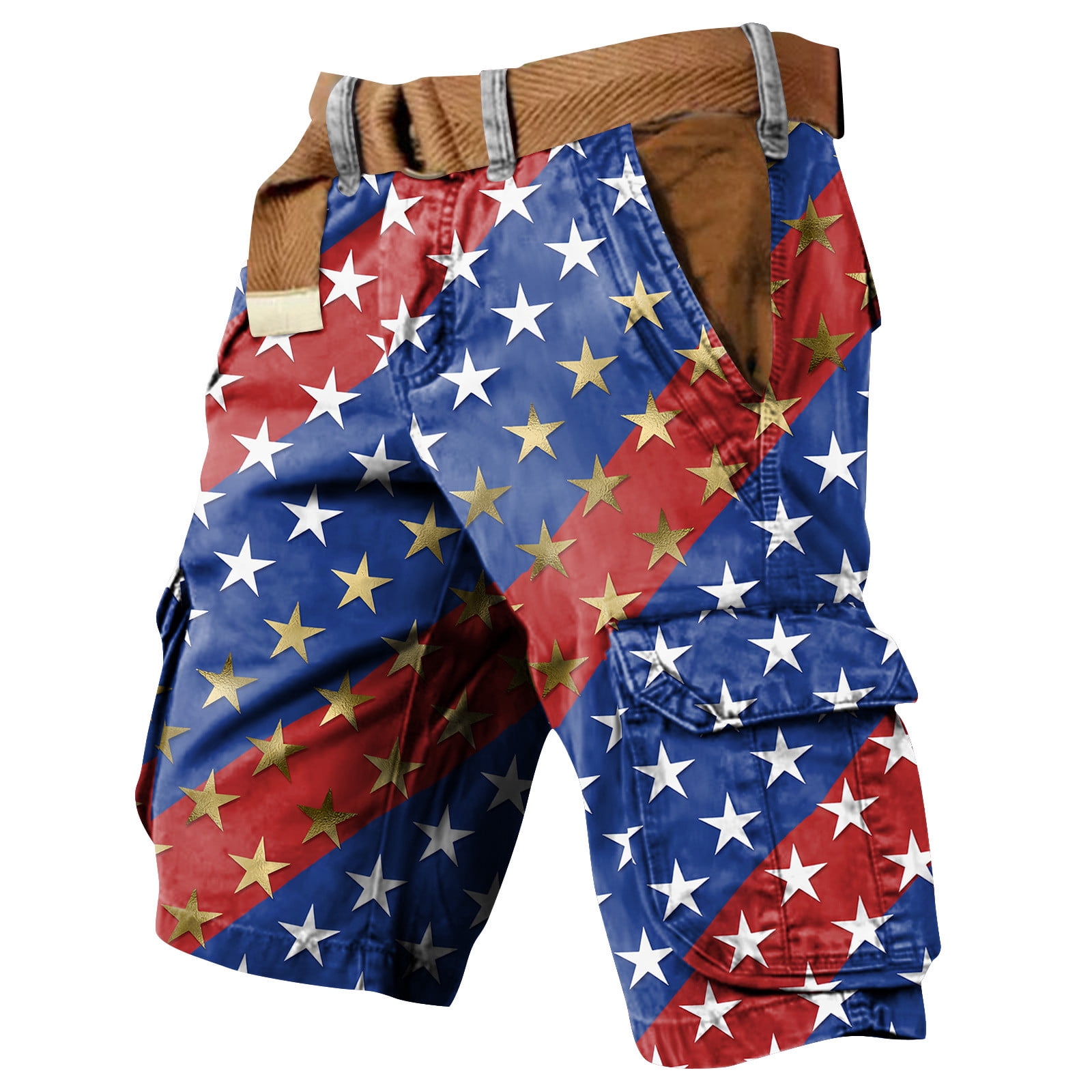 Drmagiyhm USA Men's Casual Cargo Shorts Athletic Loose Wide legs Short ...