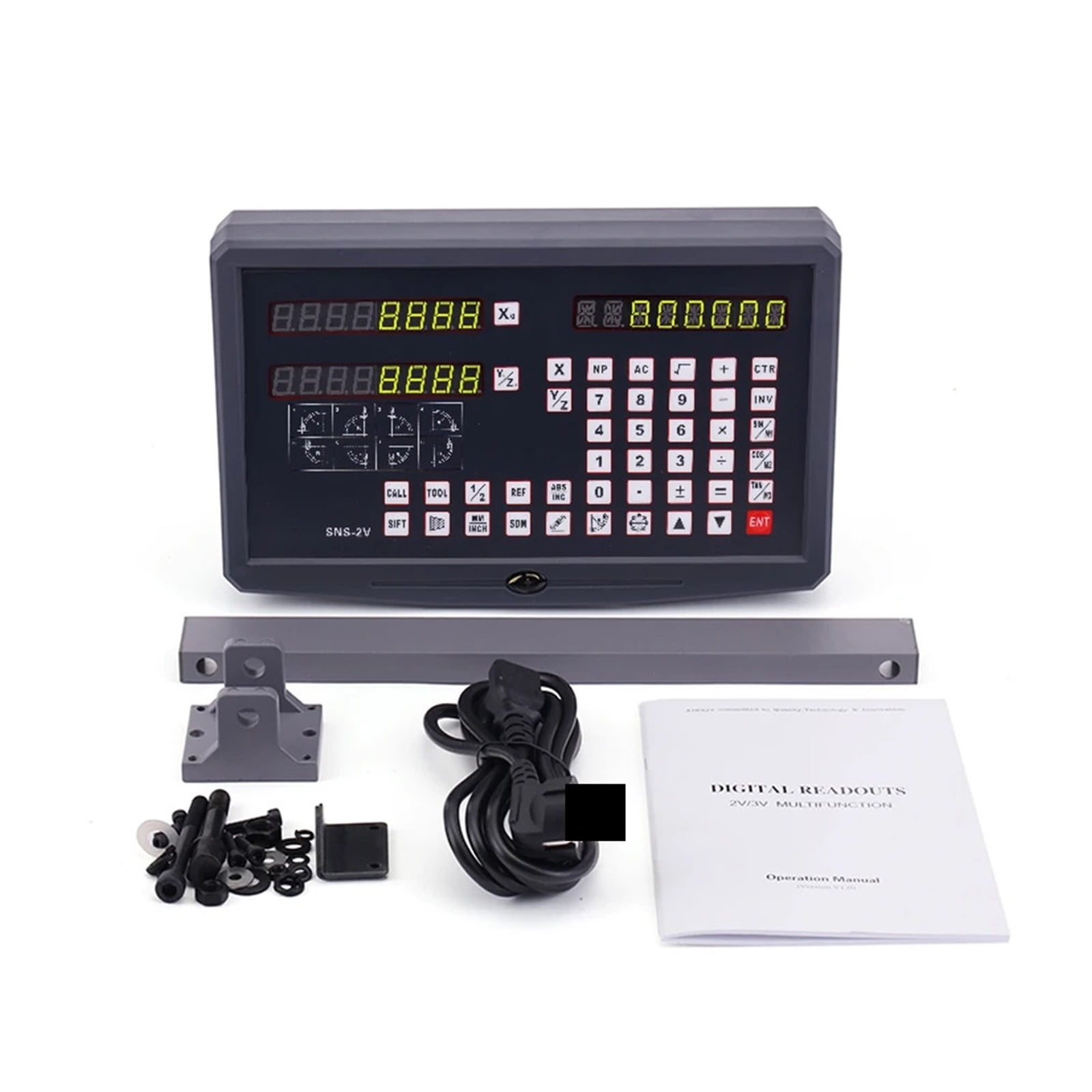 Dro 2 or 3 Axis Digital Readout Display TTL Signal 80V to 250V for Lathe Milling CNC Boring ...