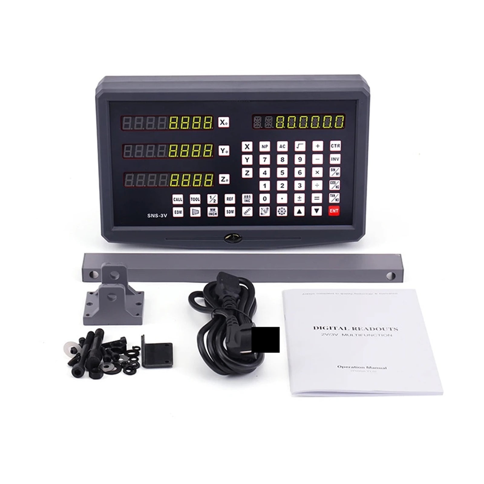 Dro 2 or 3 Axis Digital Readout Display TTL Signal 80V to 250V for ...