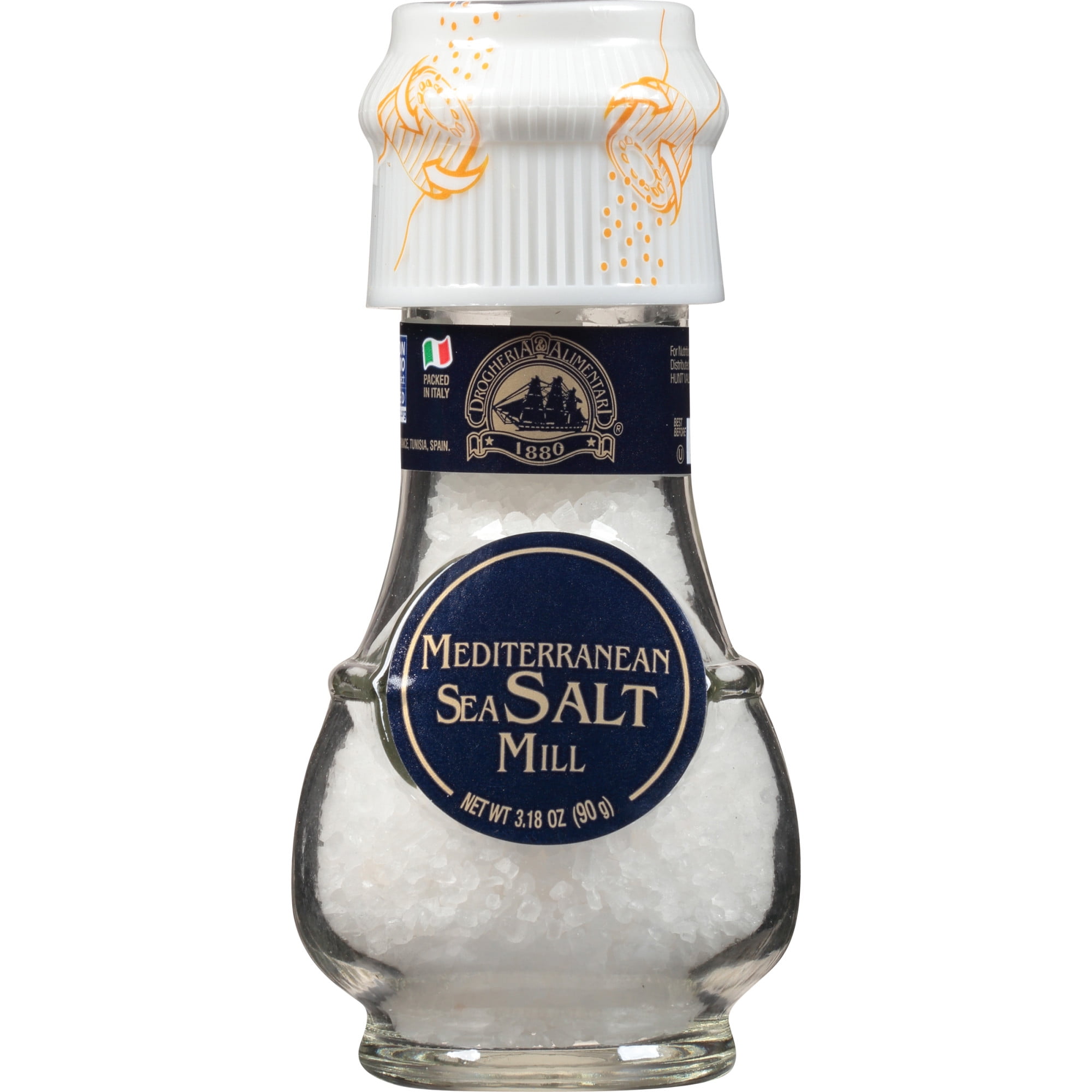 Drogheria & Alimentari All Natural Mediterranean Salt Mill, 3.18 oz ...