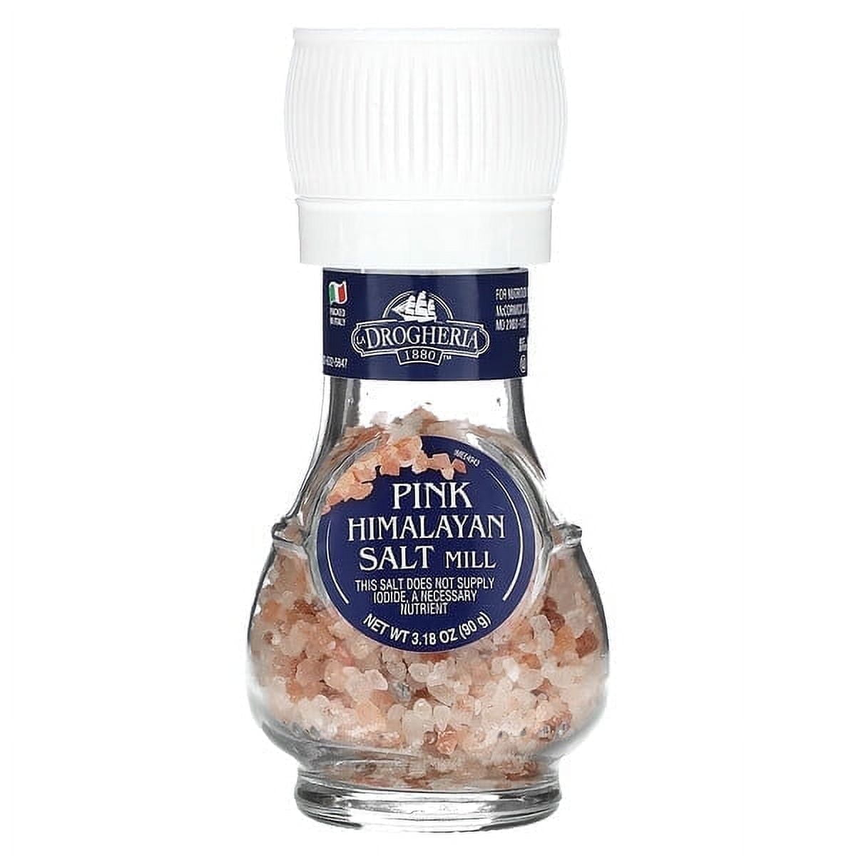 Drogheria & Alimentari All Natural Pink Himalayan Salt Mill 3.18 oz ...
