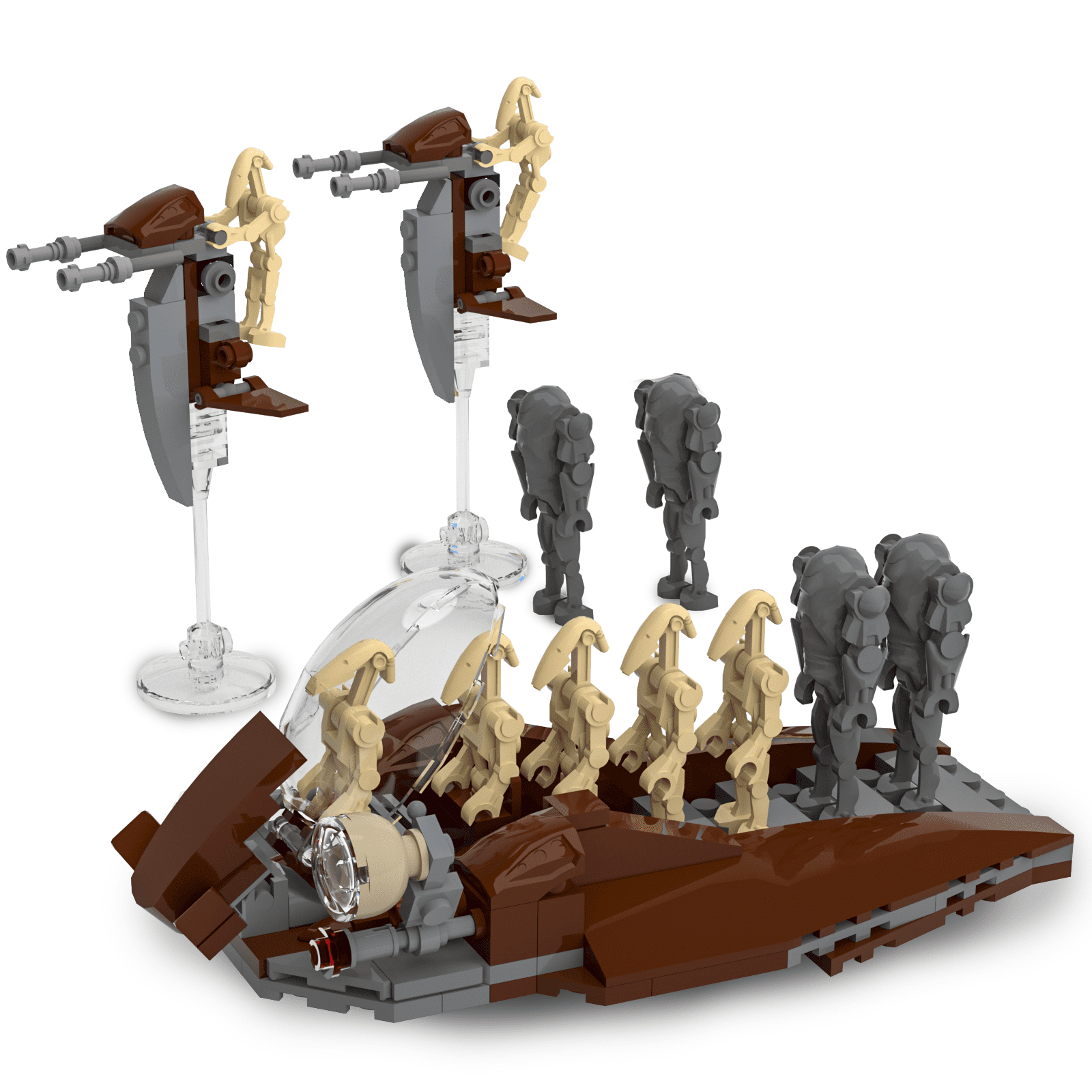 Droid Carrier Building Block Set, Lego-Compatible, 189 Pcs, Minifigures ...