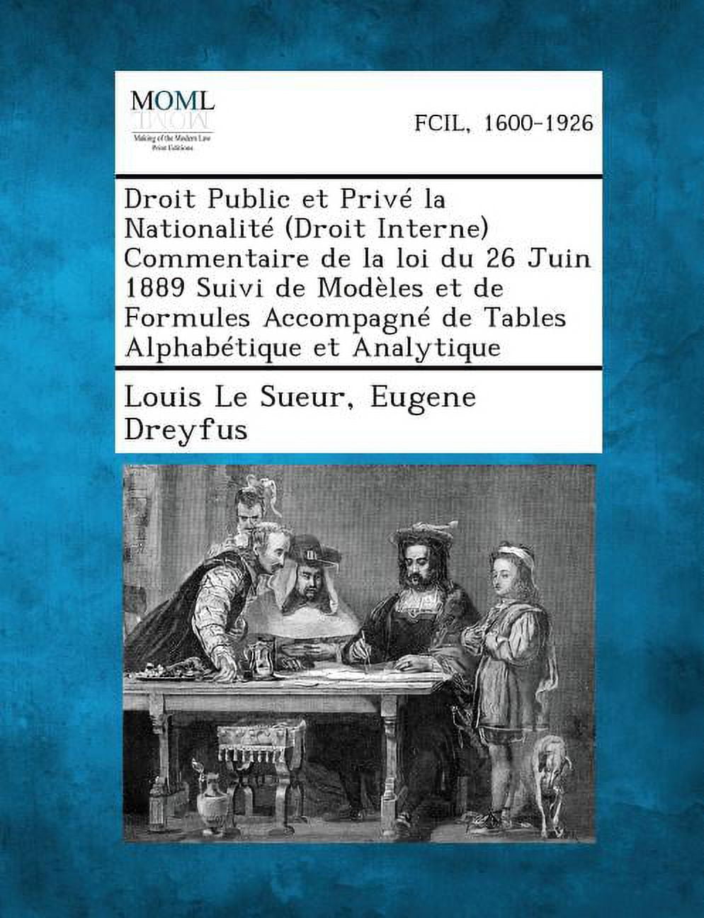Droit Public Et Prive La Nationalite (Droit Interne) Commentaire de La ...