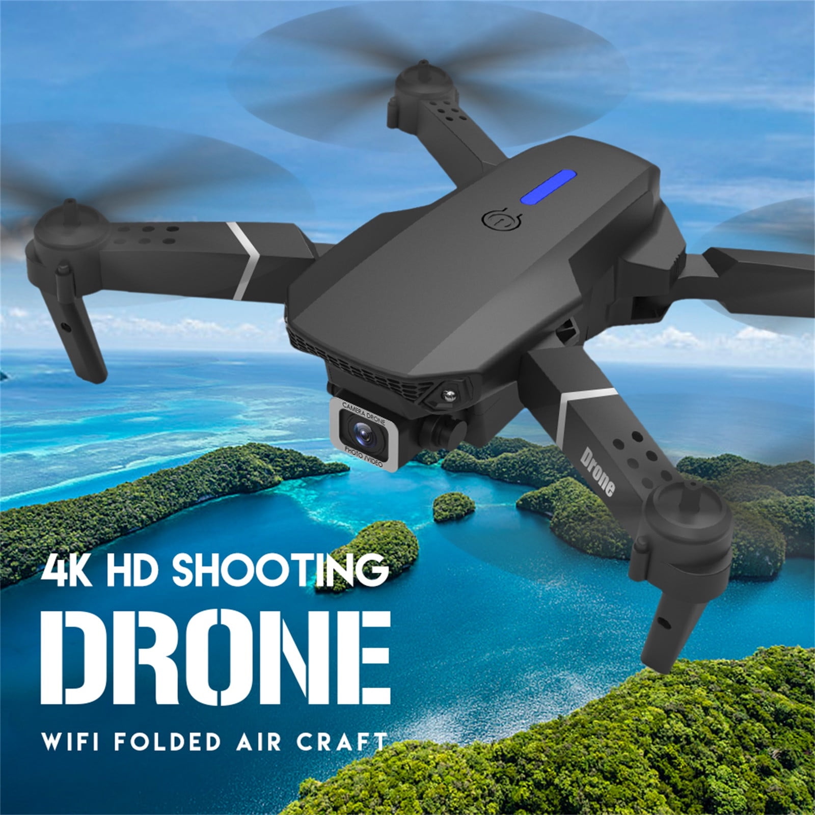 Drone with 1080P Camera for Beginners and Kids, Foldable Remote Control ...