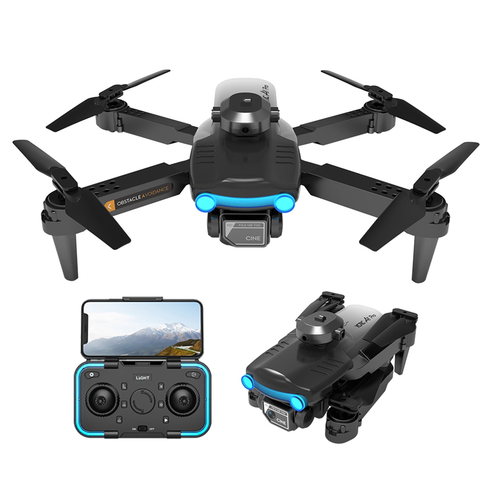 Drone With 1080P Dual Fpv Camera, Optical Flow Localization And 4-Way ...