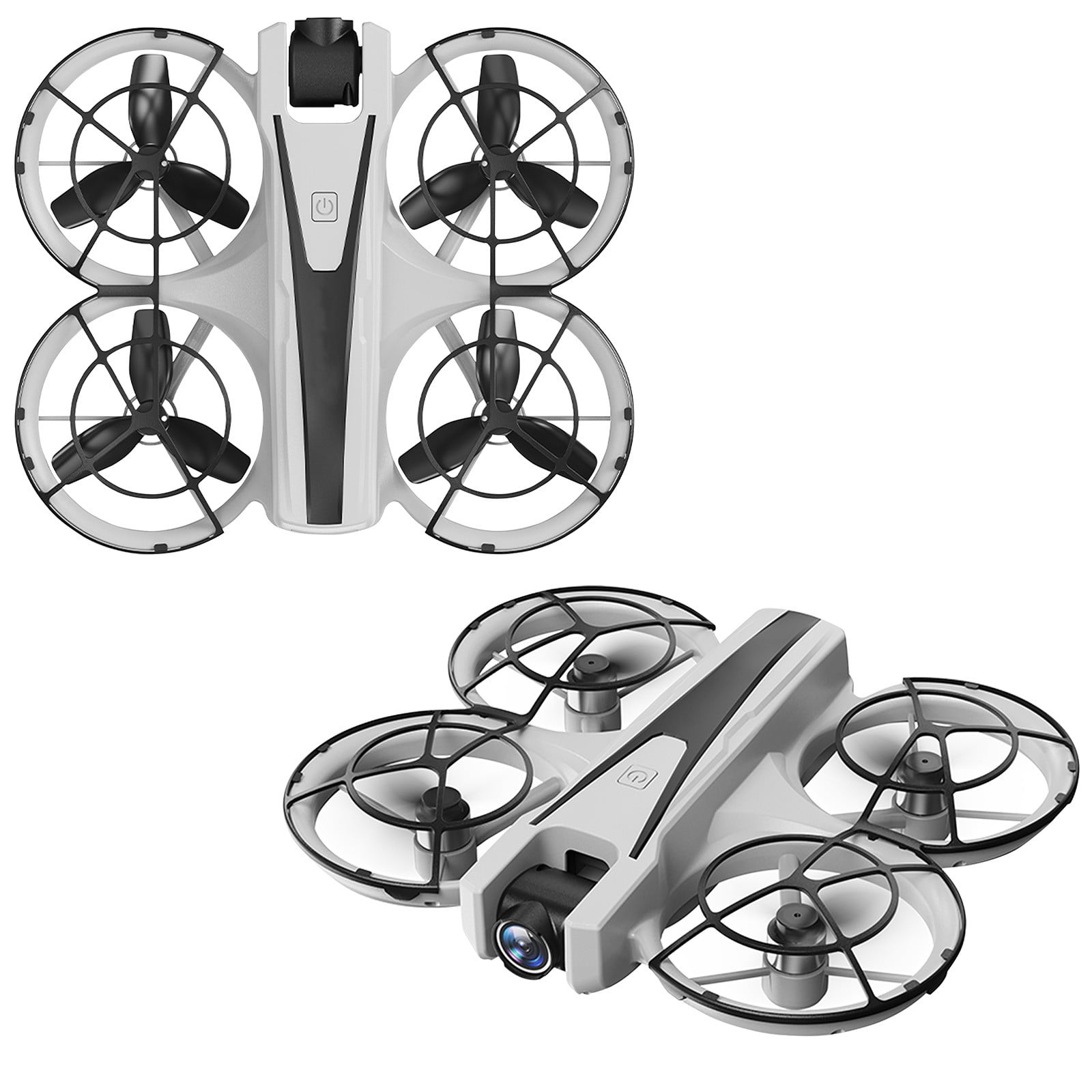 Drone with 4.9-Inch Screen Remote, Brushless Motors, 1080P Camera, 360 ...