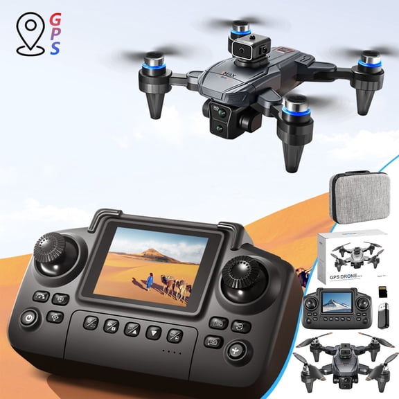 A14 Pro Max Drone with Camera 4K,GPS Drone With 4.5 Inch Screen Remote ...