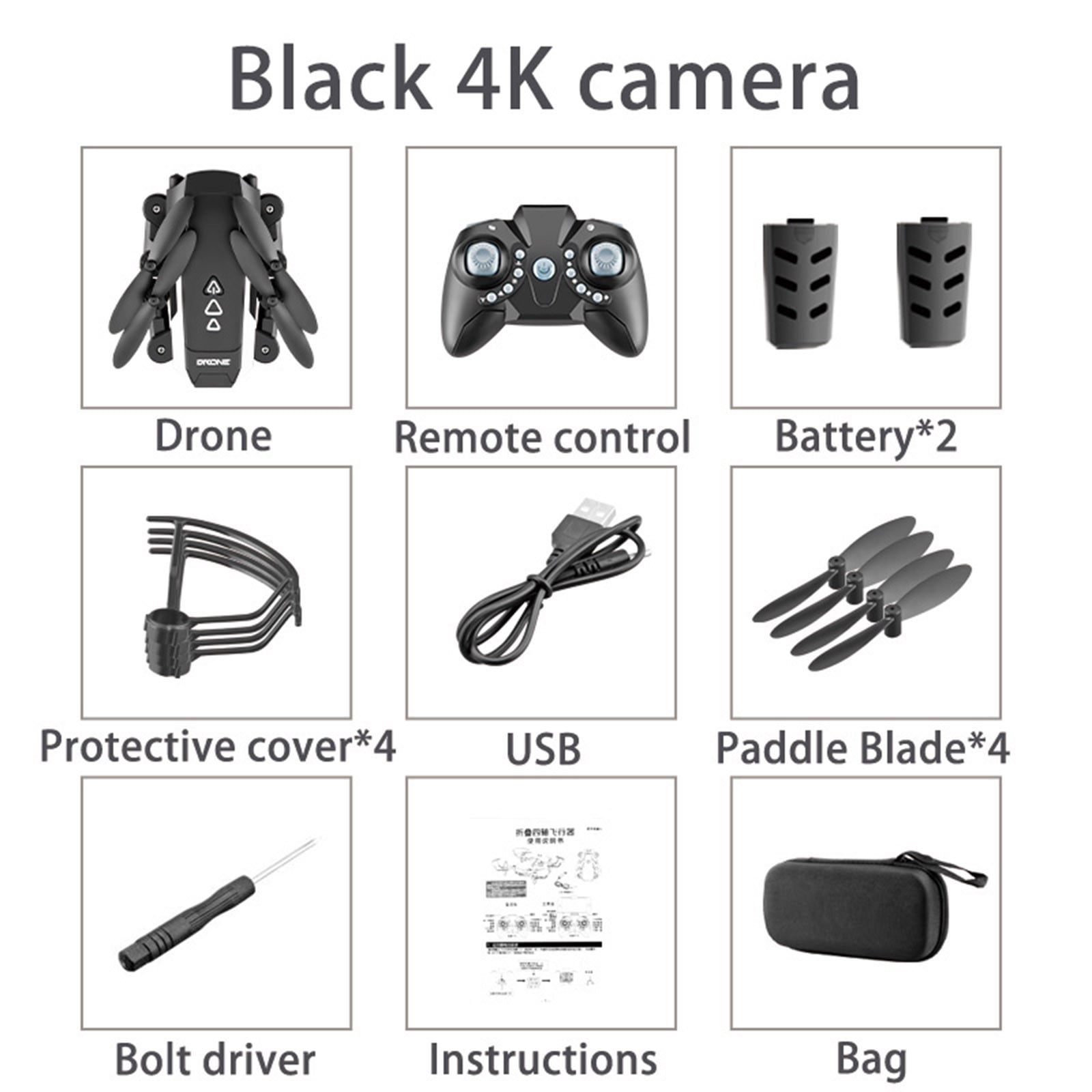 Drone under $5! Yrmaups Foldable Mini Drone with Camera, 4K HD FPV WiFi ...