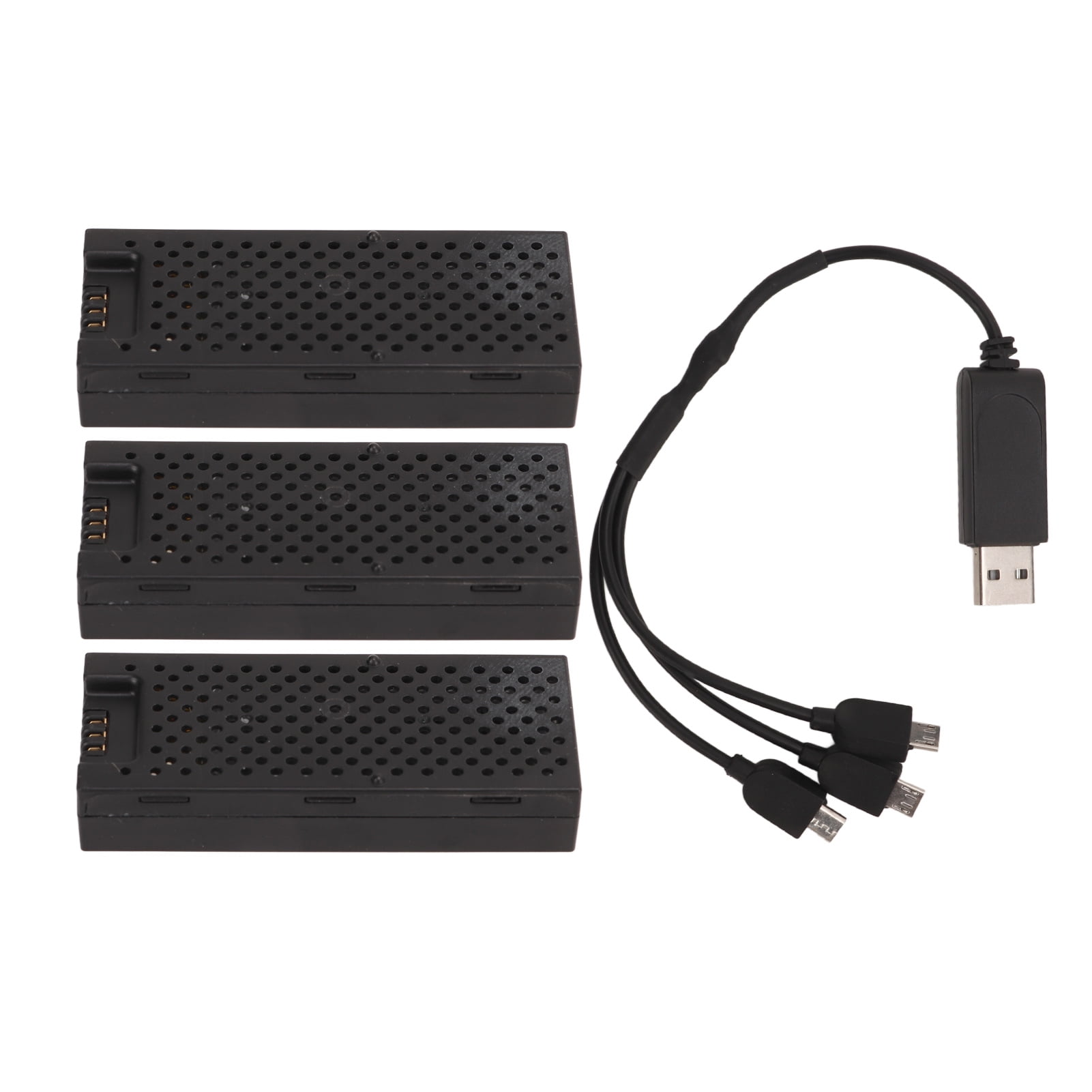 Drone Battery Black RC Airplane Lithium Battery 3.7V 400mAh Replacement ...