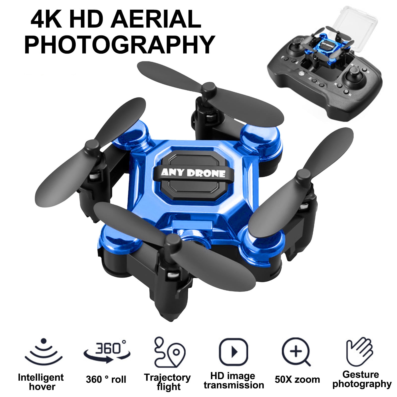 Drone with Camera 1080P HD FPV Foldable Drones for Kids and Beginners ...