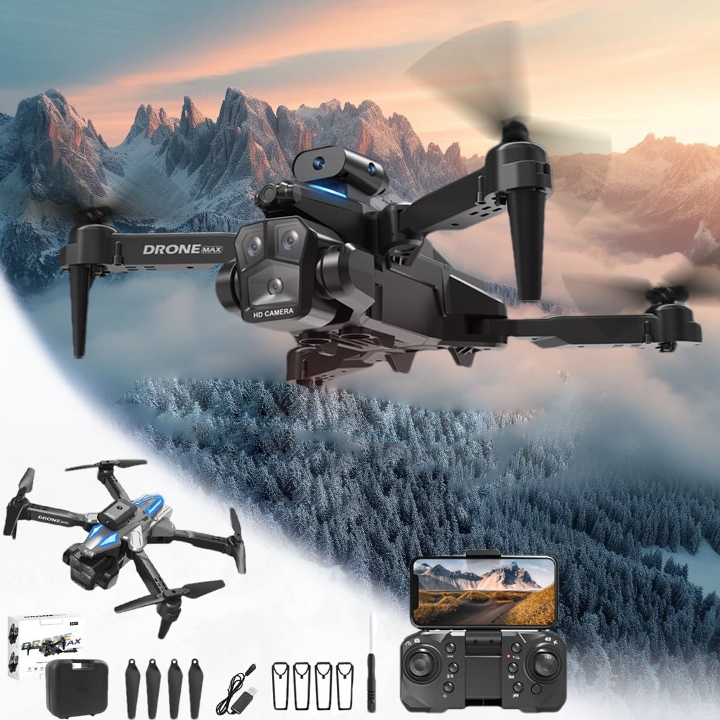 Drone with Camera, 4K Foldable mini Drones for Adults, 2 Batteries, 40 ...