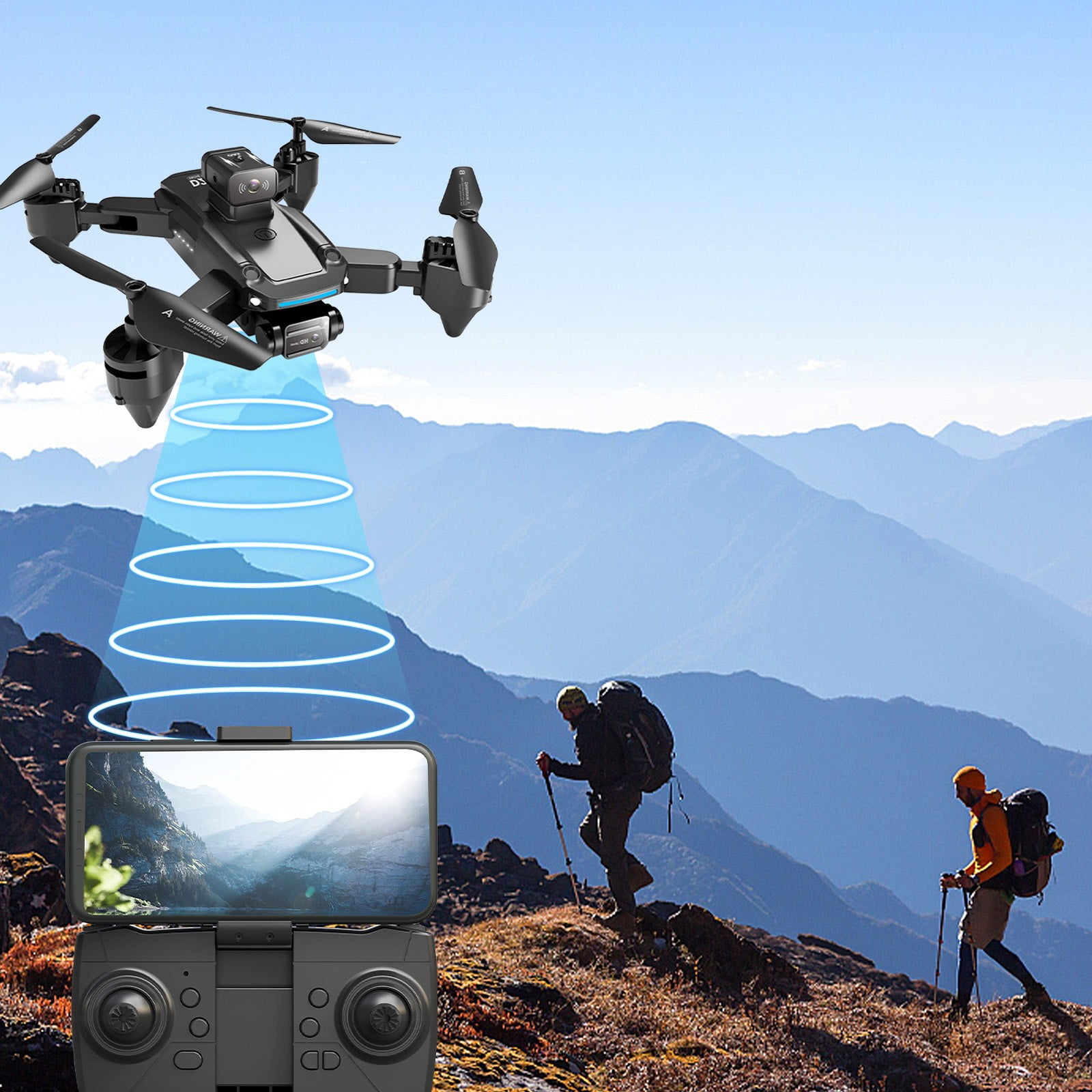 Drone with Camera,Foldable FPV Drone With Electrionic Regulation Dual ...