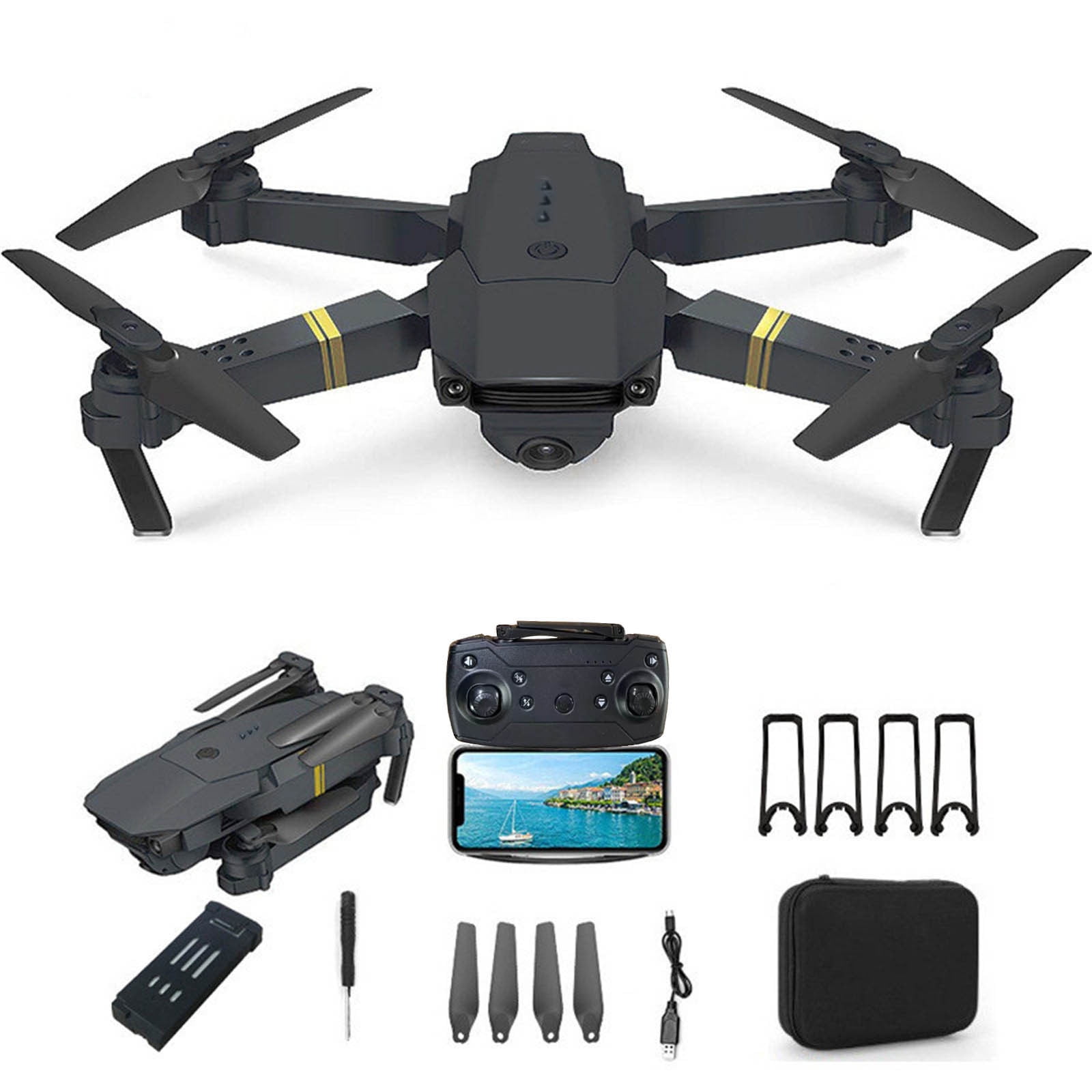 Drone with Camera Qwtwty E58 UAV HD 4K Aerial Photography Remote ...