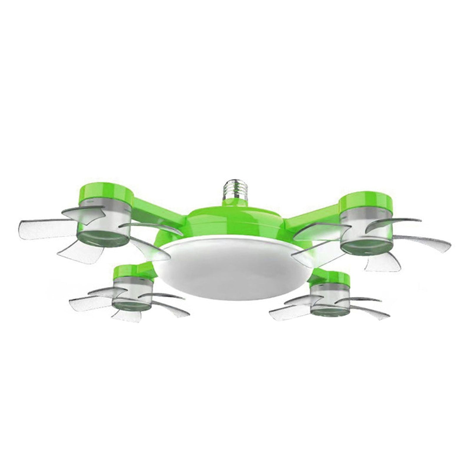 Drone Fan Light Ceiling Fan Light 4 Fan With Lights 2025 New Plug In ...