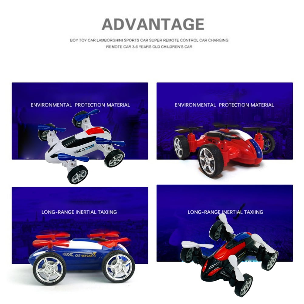 Drone Flying Car Toy Children Inertia Toy Car Plastic Car Model Toy ...