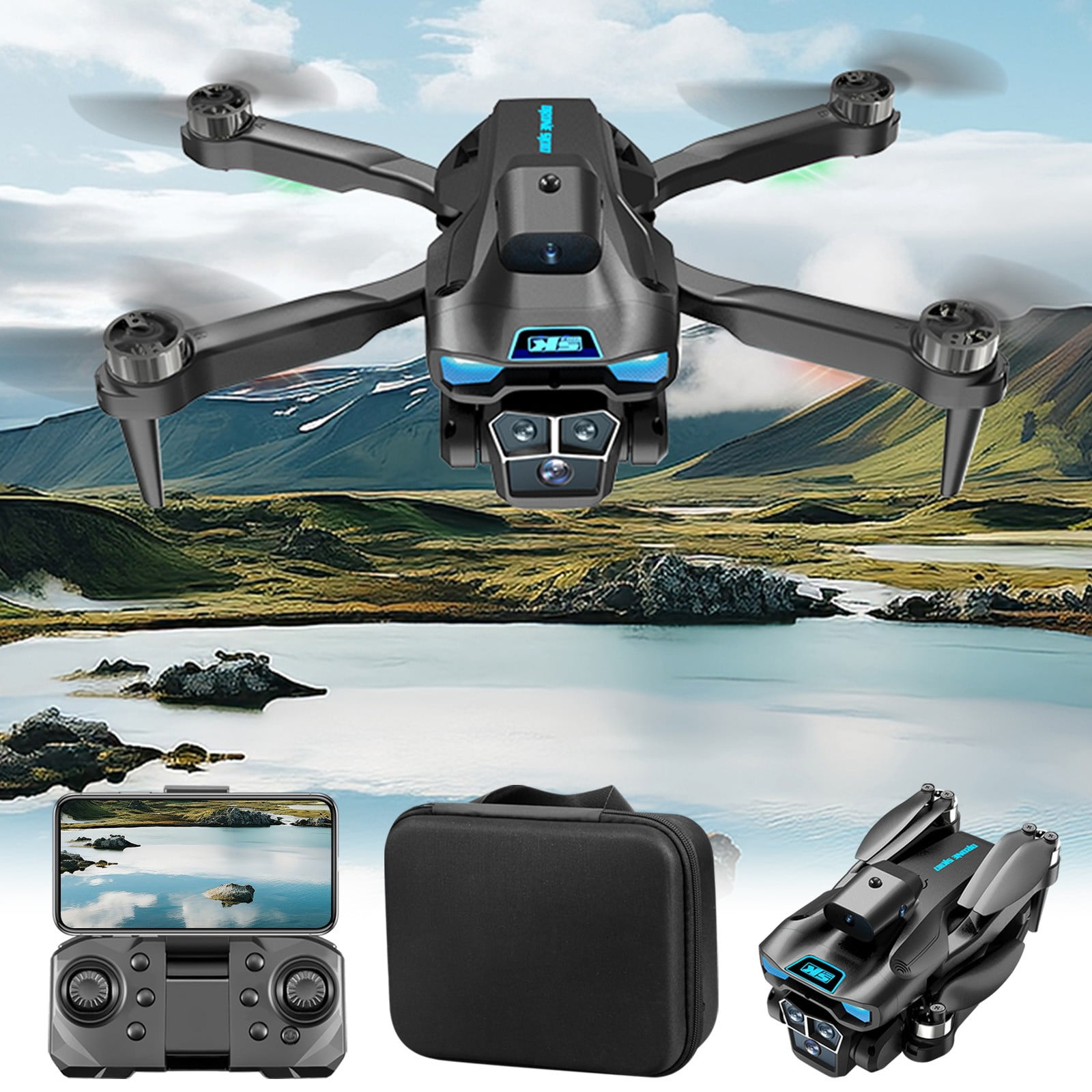 Drone for Kids 6-8,Brushless Motor Drones with Cameras Wind Resistance ...