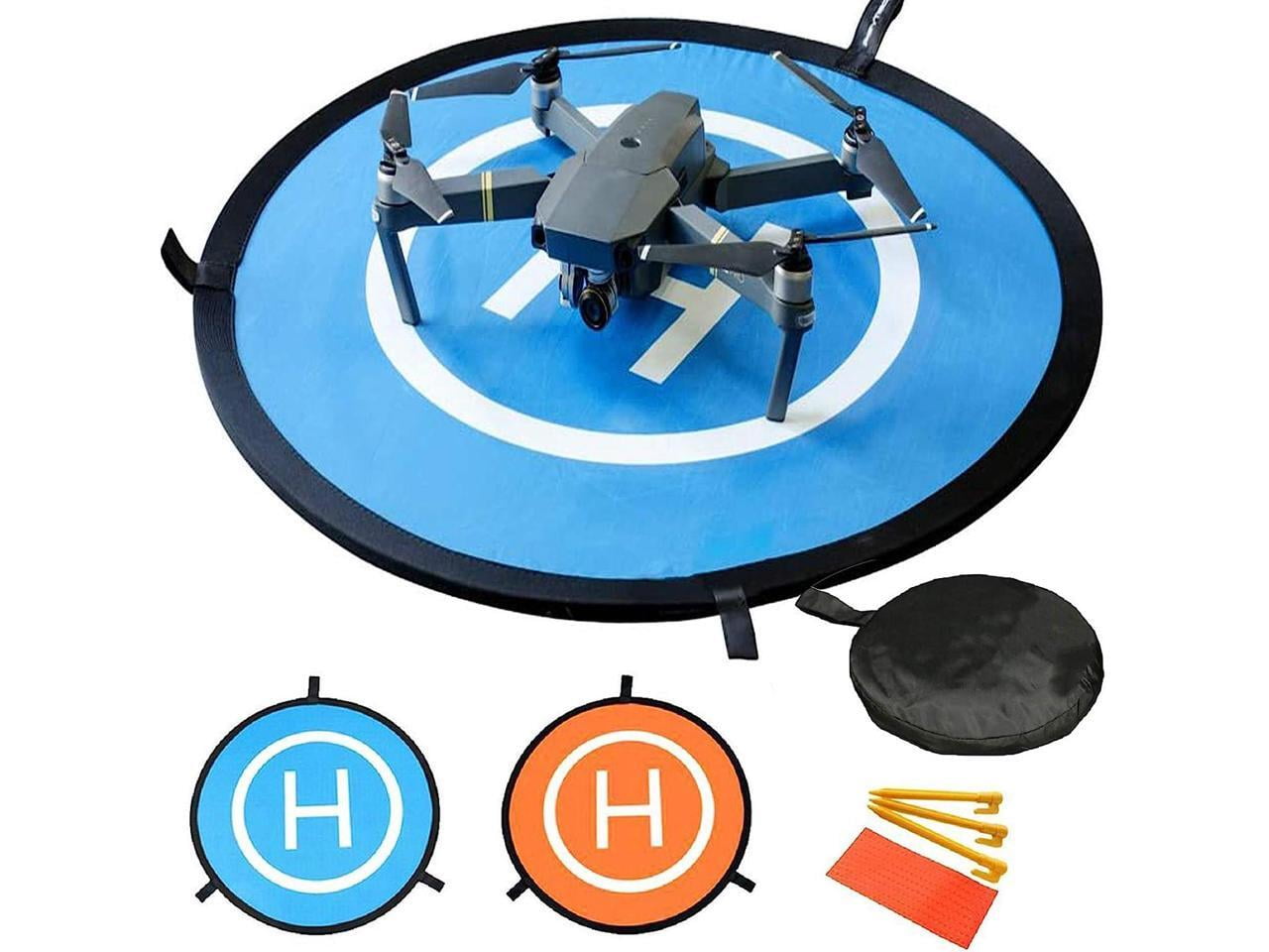 Drone Landing Pad, 30"/75cm Waterproof Portable Foldable Helipad ...