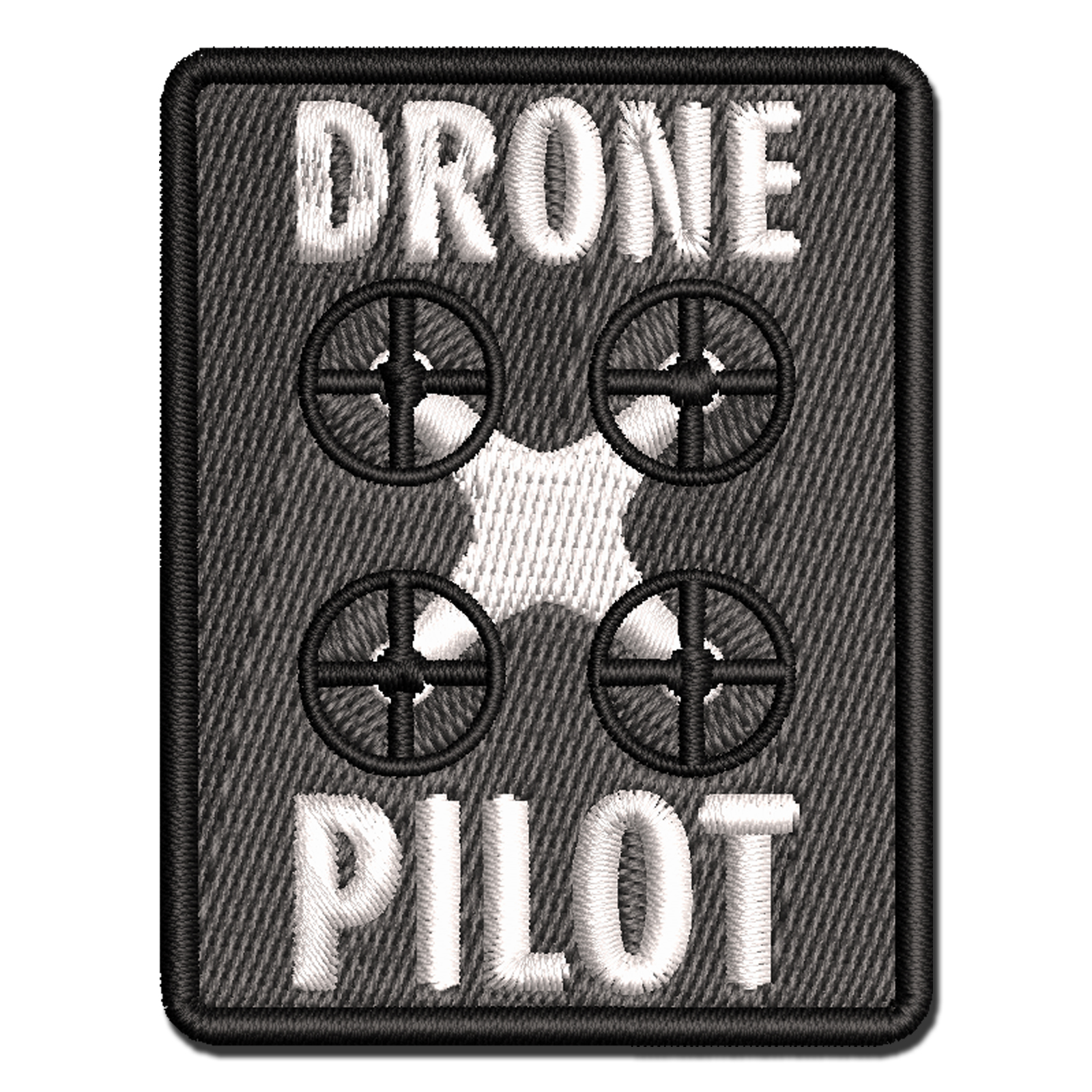 Drone Pilot Remote Controlled Hobby Applique Multi-Color Embroidered ...