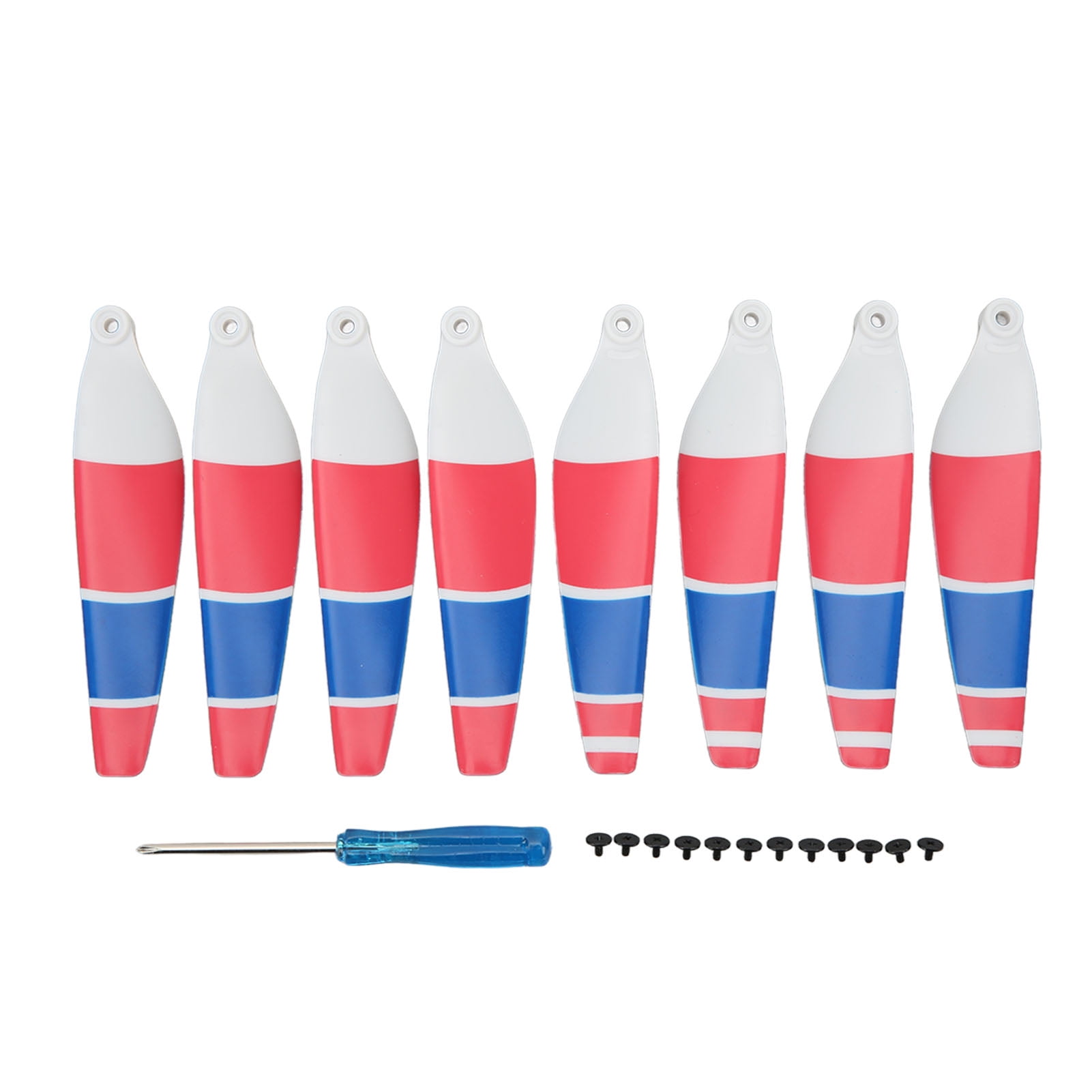 2 Pairs for Mini 3 Pro - Red, Blue, White - Enhanced UAV Blades ...