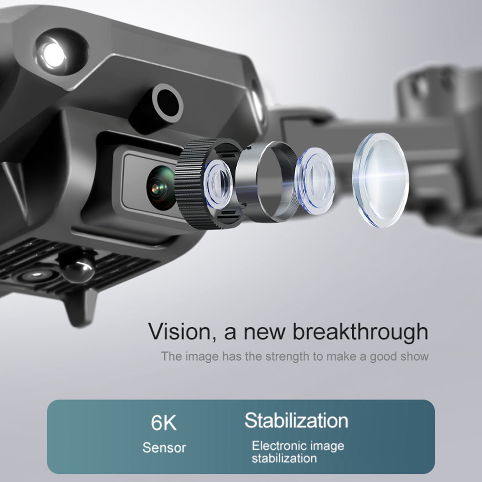 Drone Remote Control Drone With Dual Camera 6K Obstacle Avoidance ...