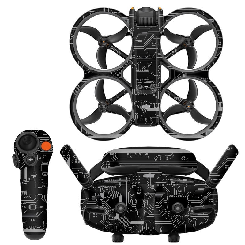 Drone Sticker for DJI Avata 2，Colorful Skin Sticker Set for Goggles 3 ...